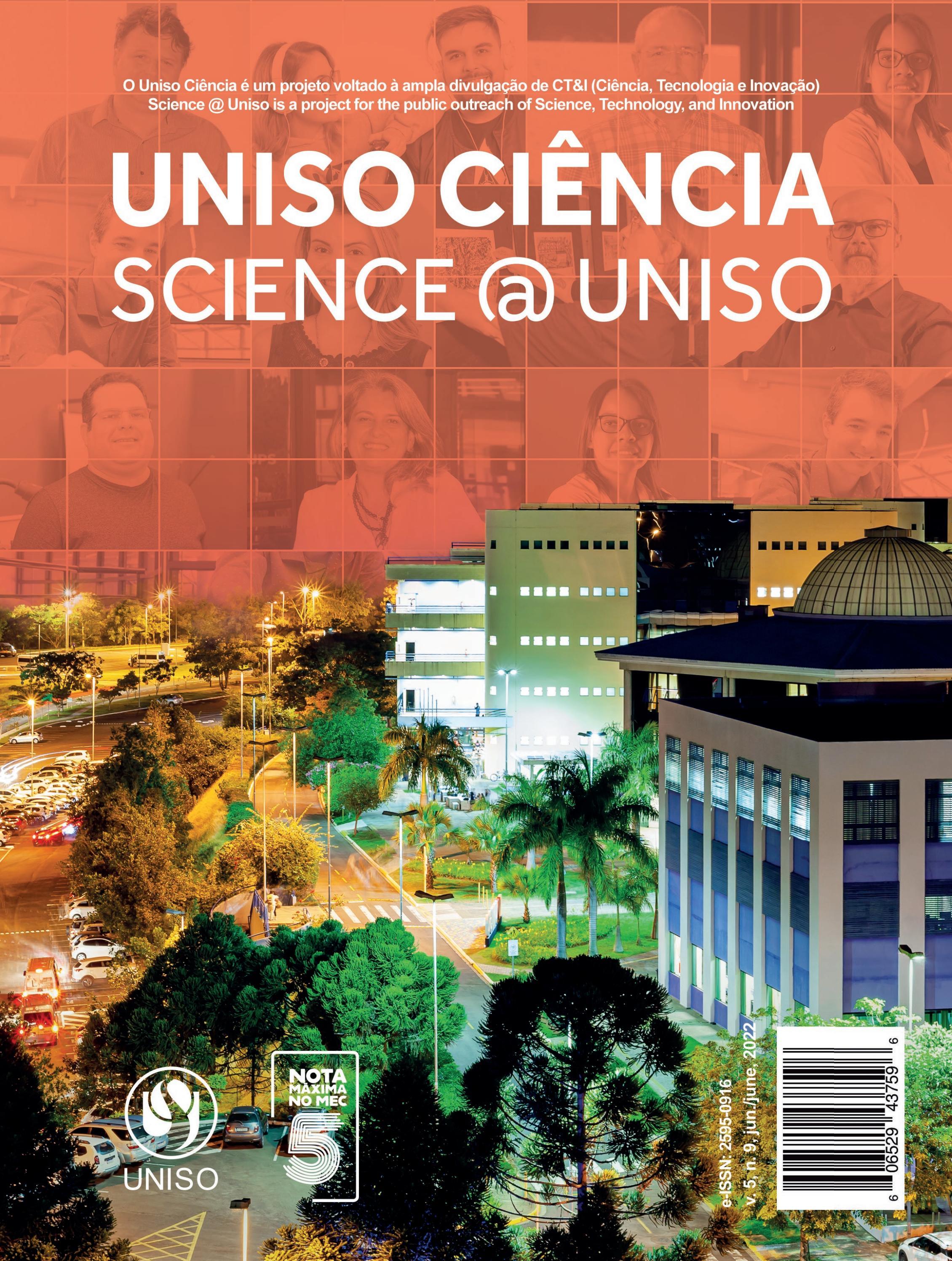 Uniso Ciência - Science @ Uniso v.5, n.9, jun./june., 2022 by Uniso ...