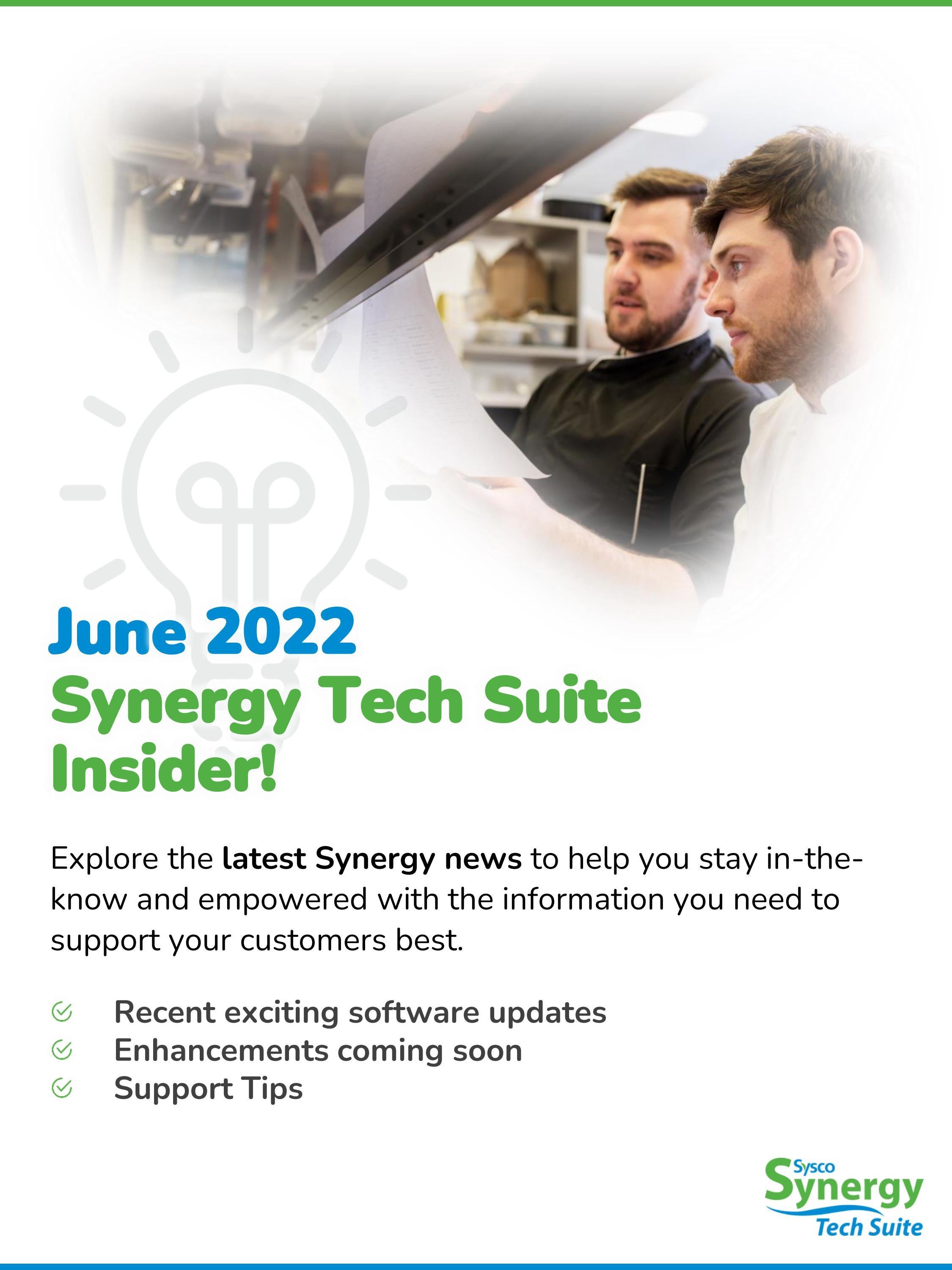Synergy Tech Suite Newsletter - June 22 by Sysco Canada - Issuu