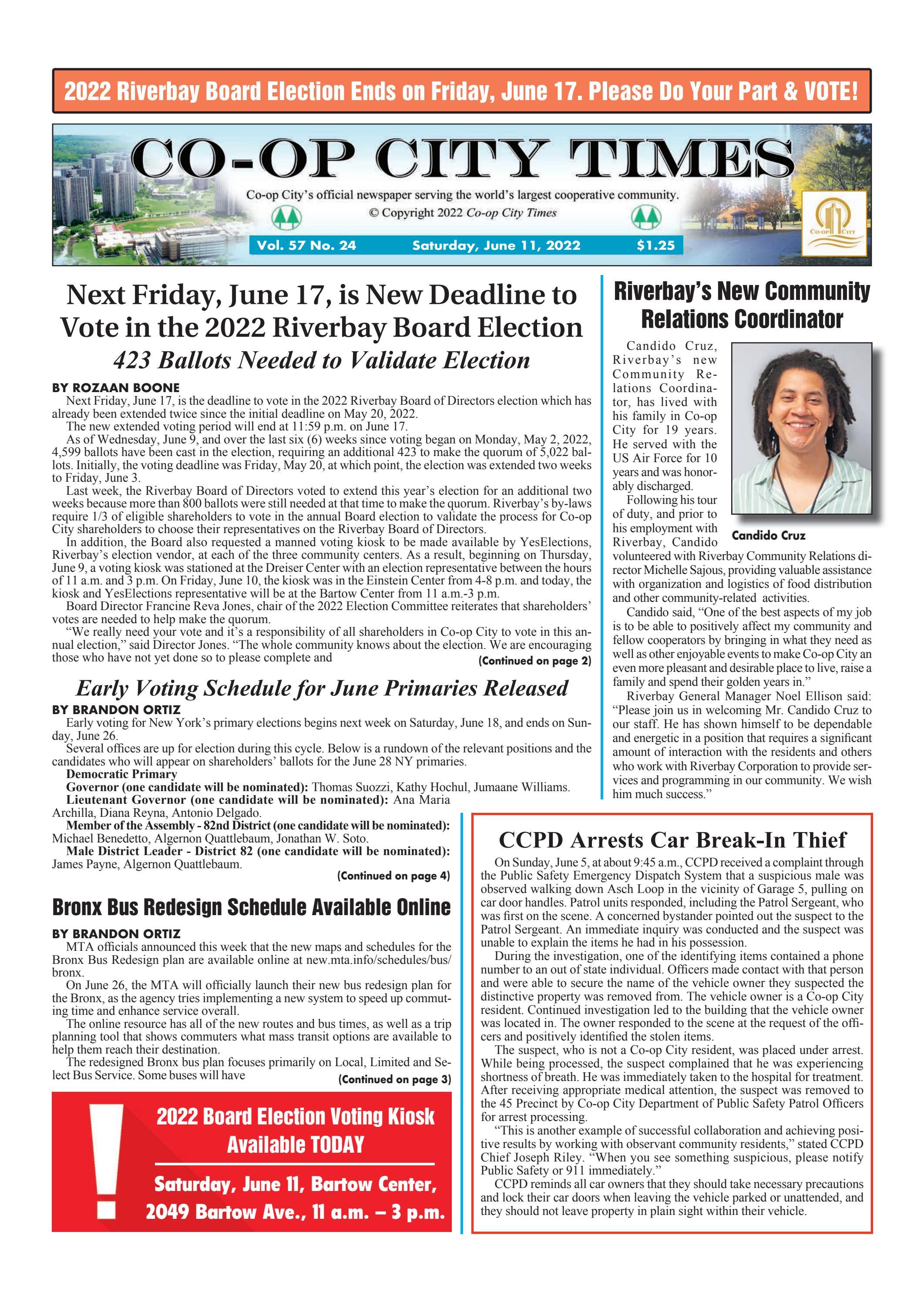 Co-op City Times 6/11/22 by Co-op City Times - Issuu