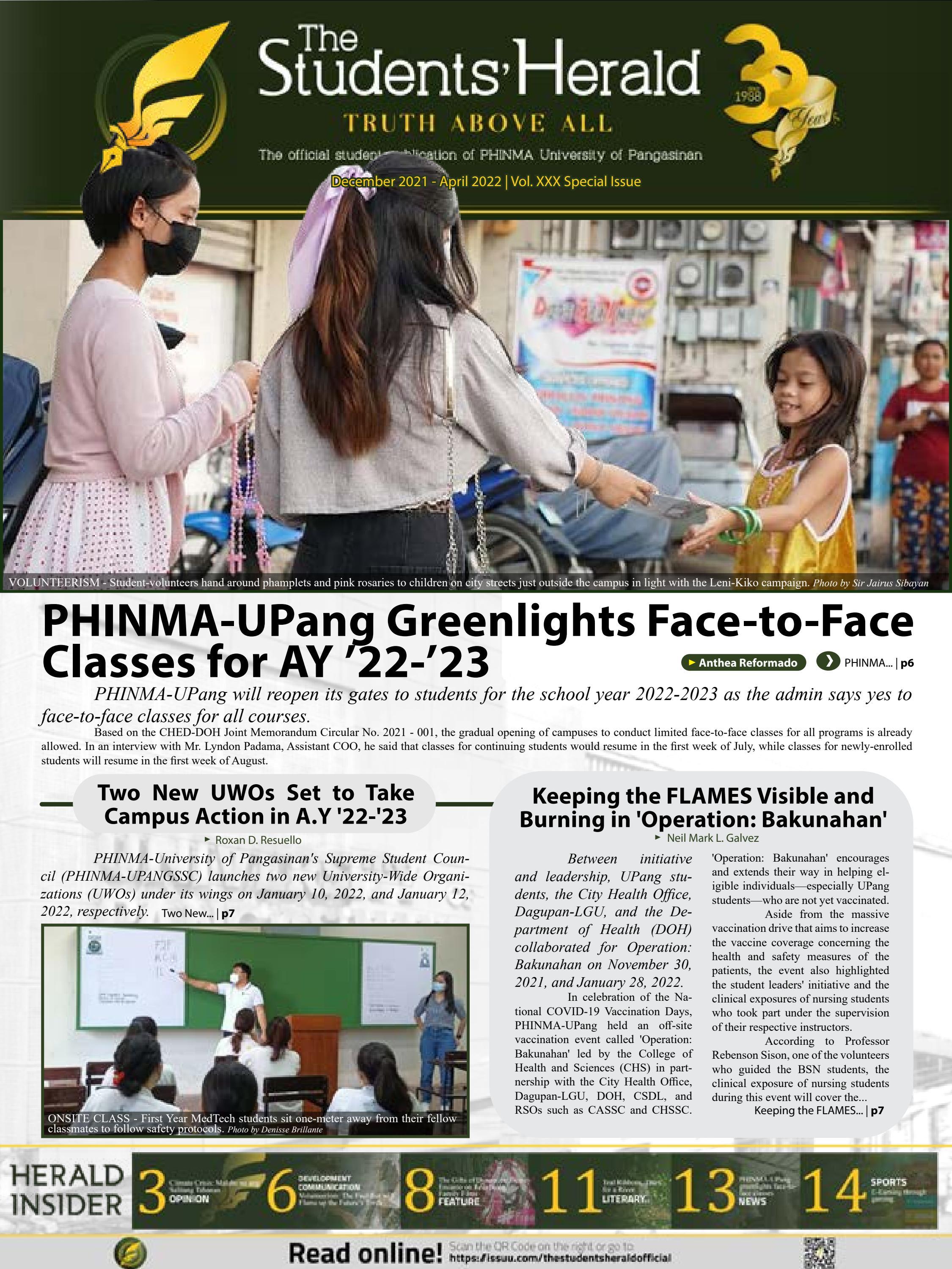 The Students' Herald by The Students' Herald - Issuu