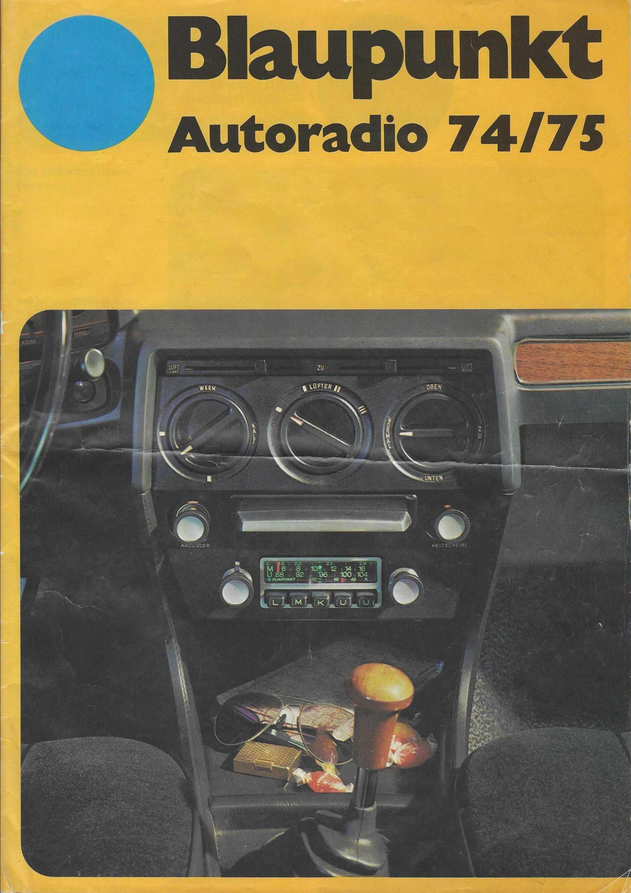 Blaupunkt 1974-75 Autoradio by Alex Chernyak - Issuu