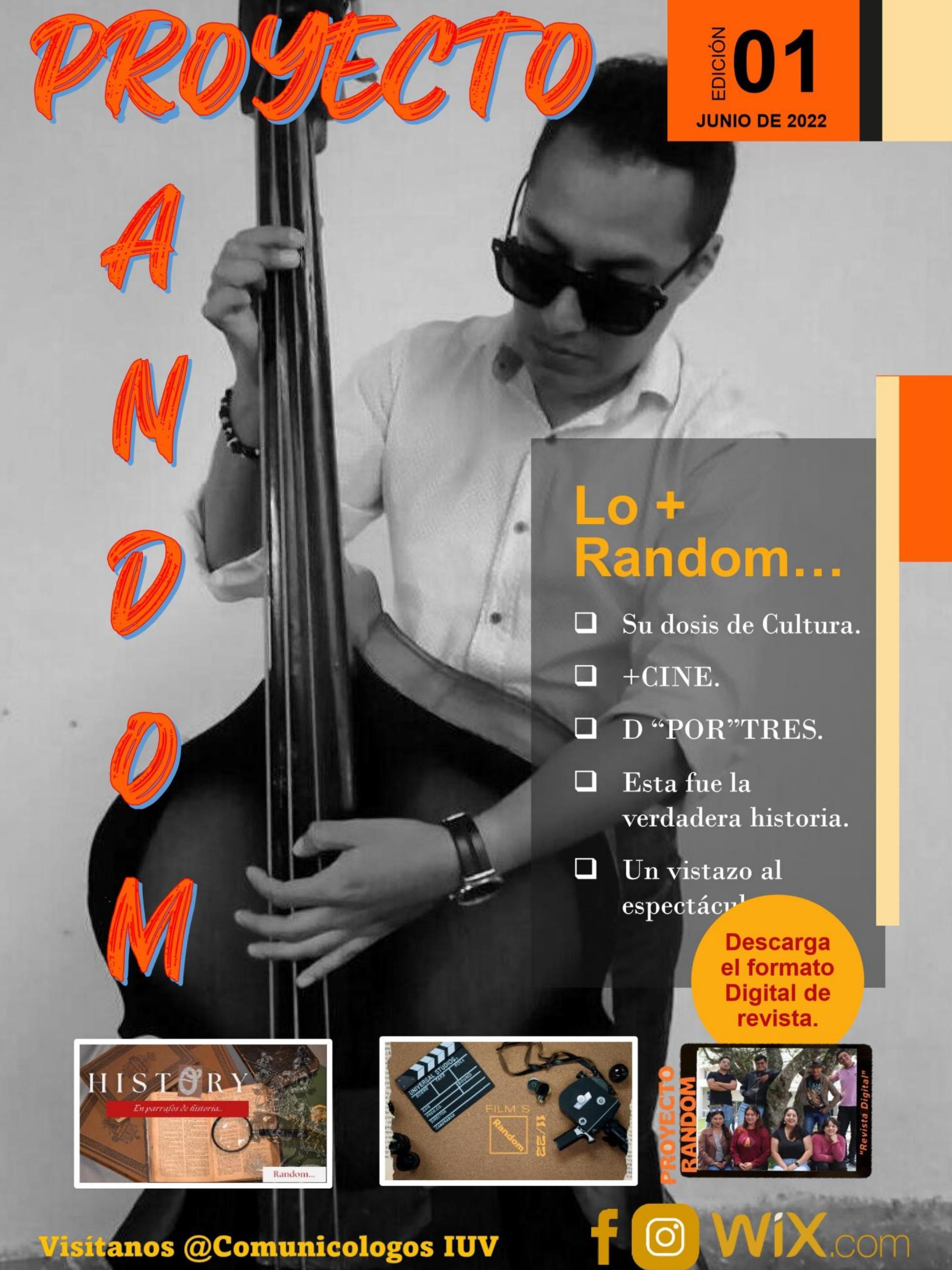 PROYECTO RANDOM Edición 01 by Comunicologos IUV - Issuu