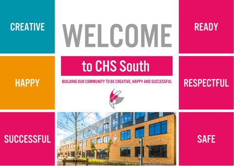 Introduction to CHS South Transition by Schudio - Issuu