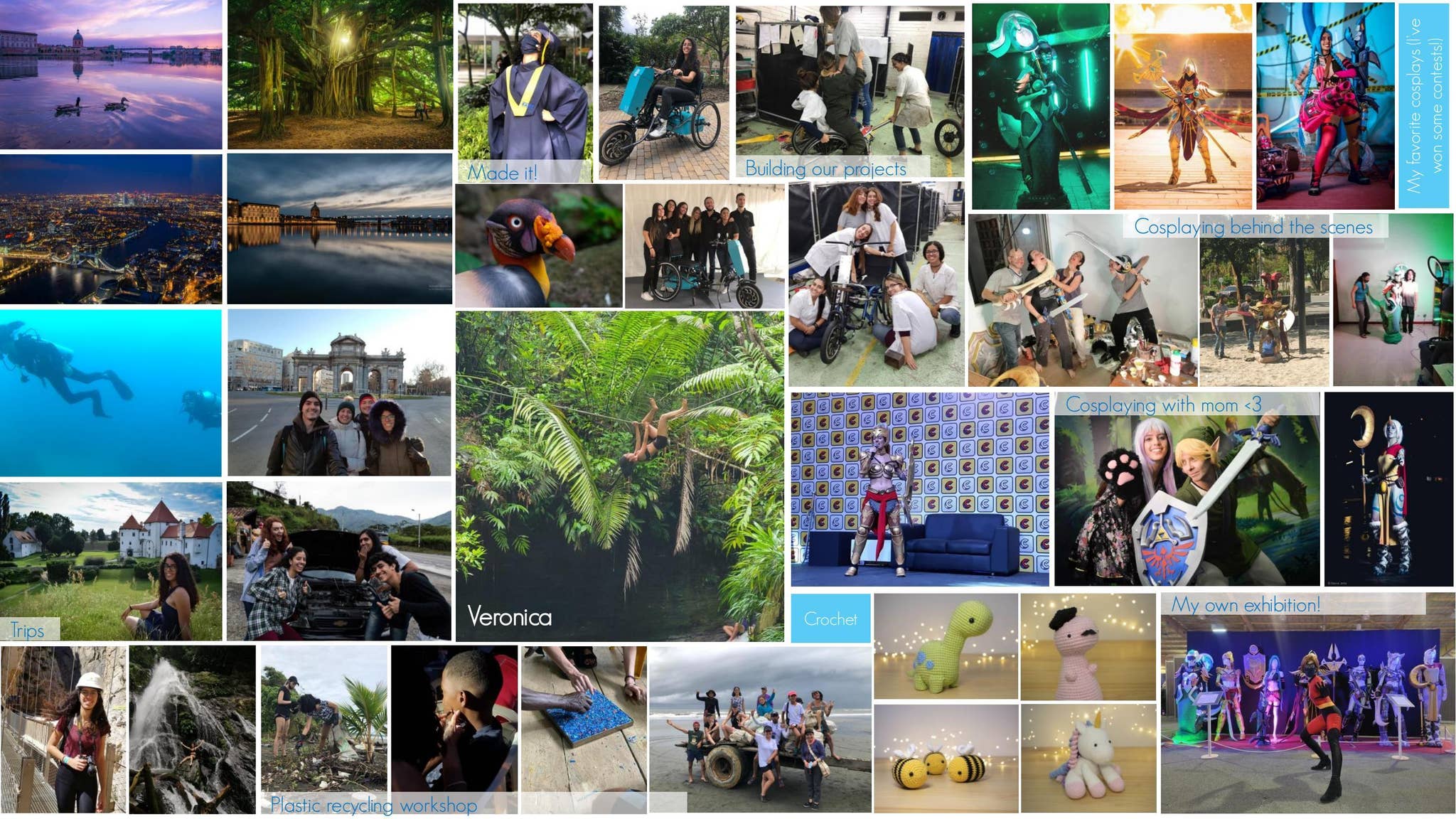 About me! Collage by Veronica Alzate - Issuu