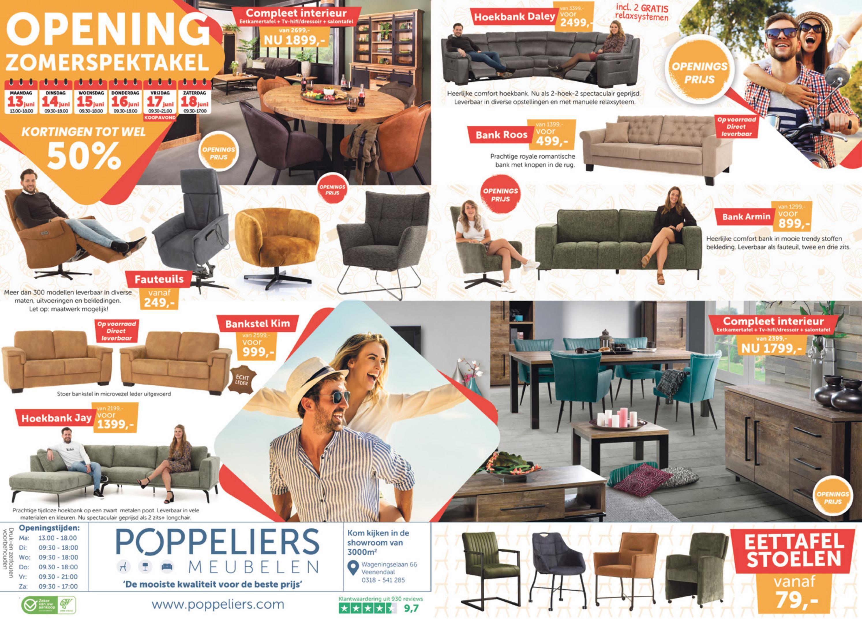 Folder of advertentie Poppeliers Meubelen week 24 by Media Solutions B ...