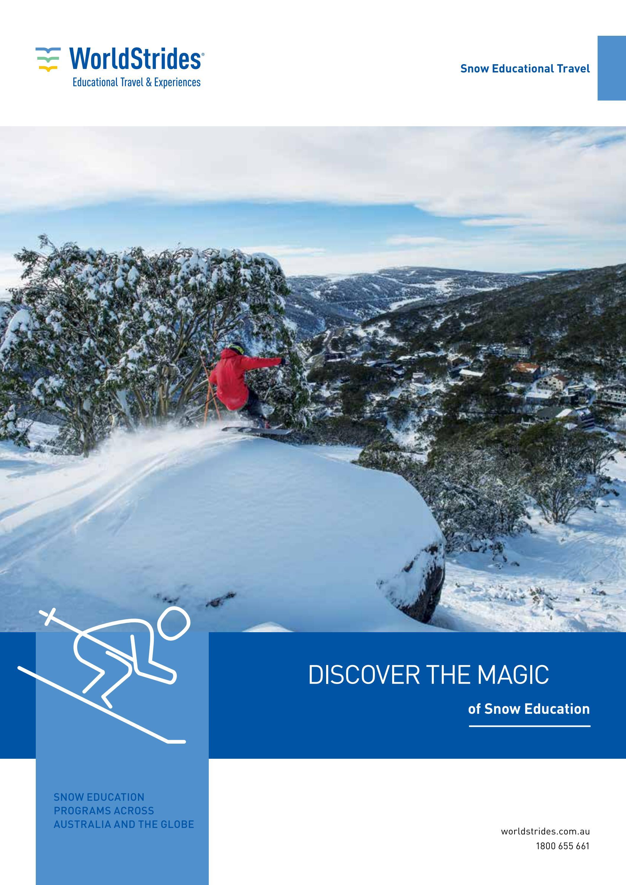 WorldStrides Snowsports Brochure by WorldStrides Australia - Issuu