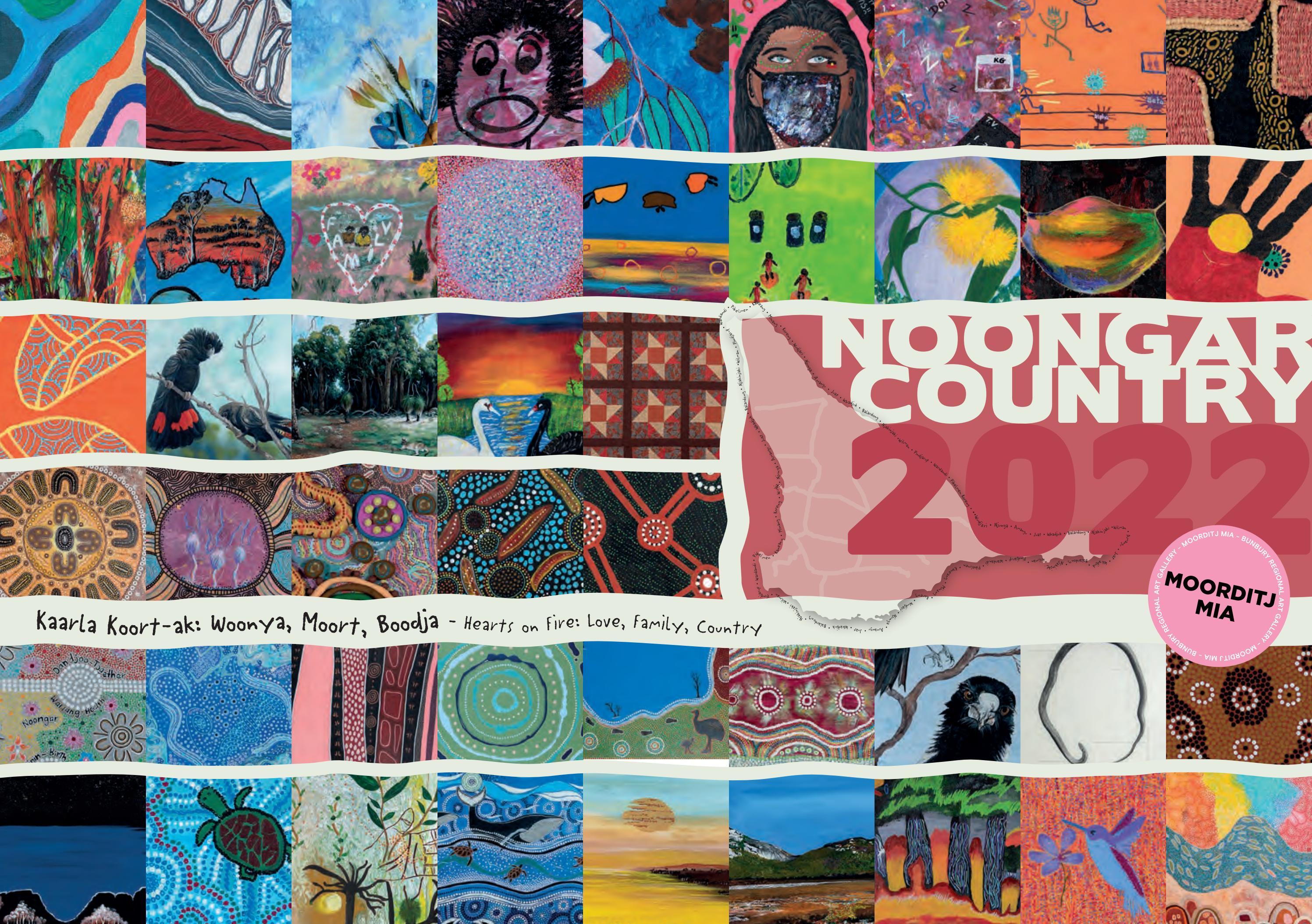 Noongar Country 2022: Kaarla Koort-ak: Woonya, Moort, Boodja (Hearts on ...