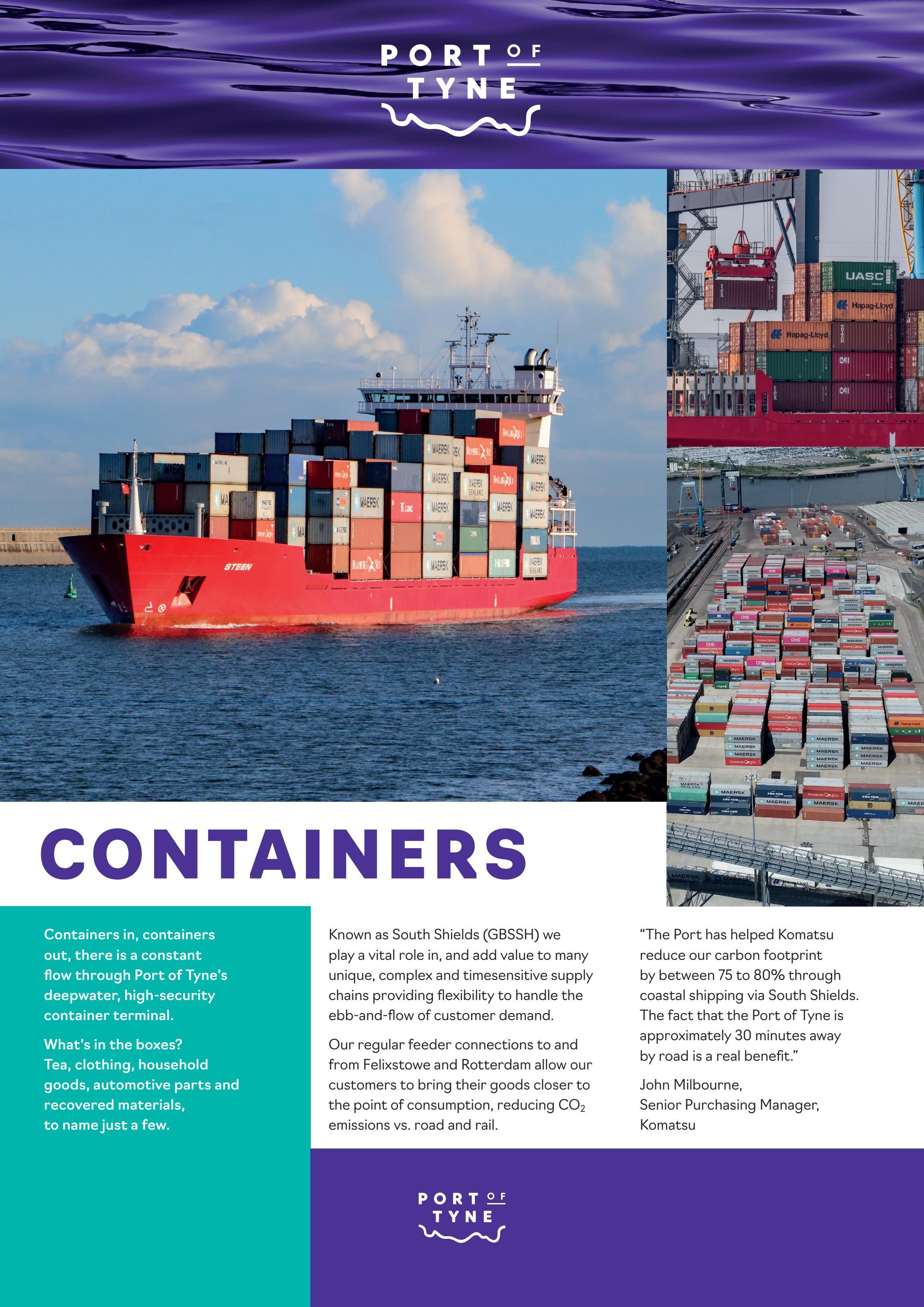 Containers - Your Gateway to the North by Port of Tyne - Issuu