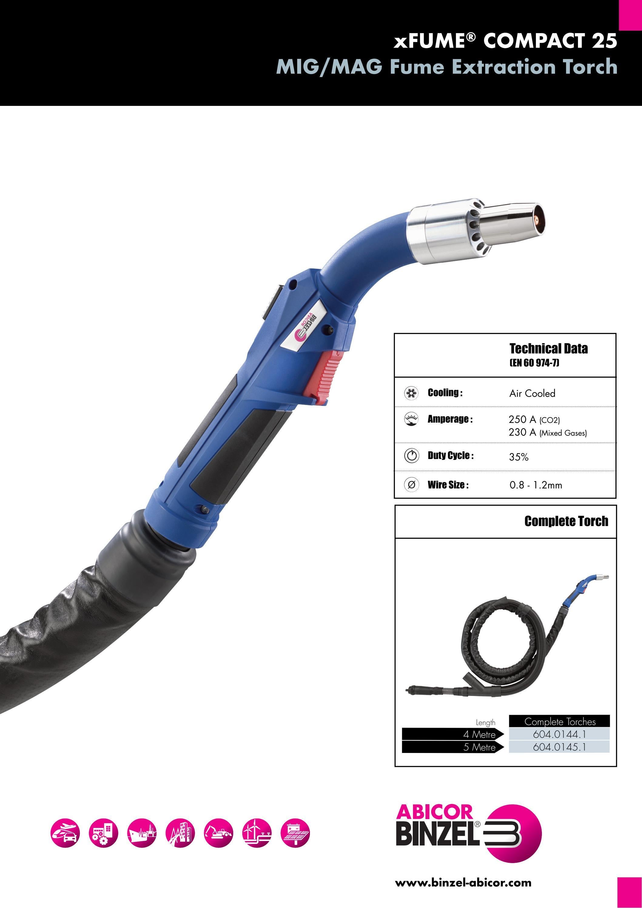 BINZEL XFUME COMPACT 25 by United Welding Supplies - Issuu