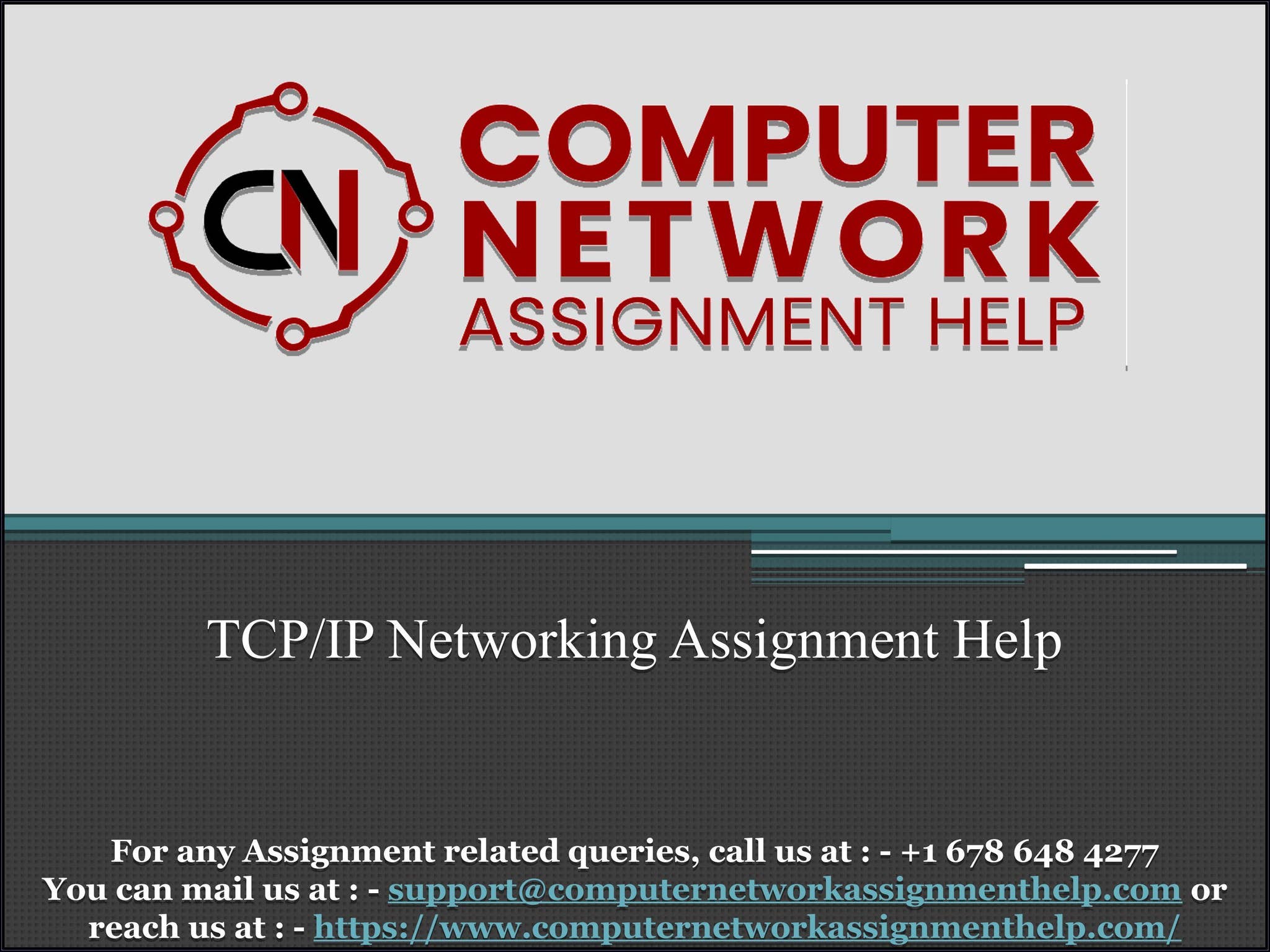 TCP&IP Networking Assignment Help by Computer Network Assignment Help ...