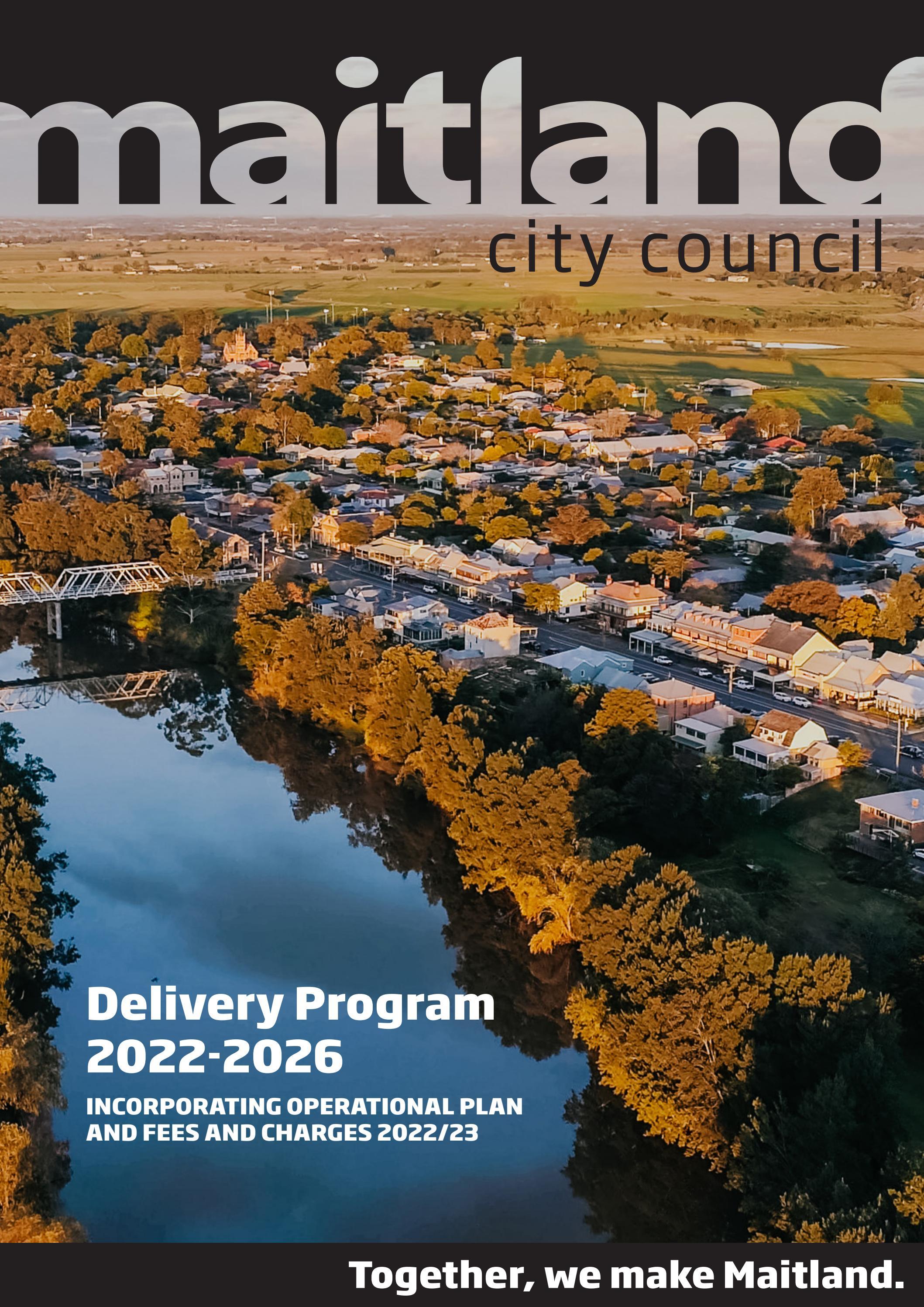 Maitland City Council Delivery Program And Operational Plan 2022-2026 ...