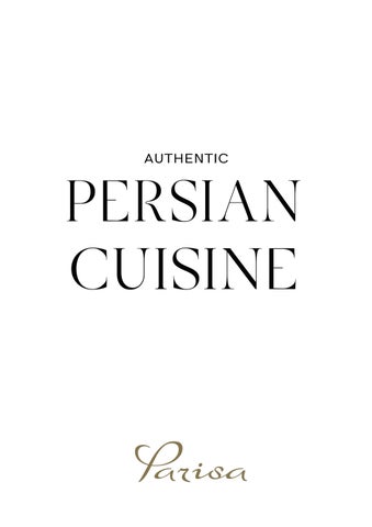 Parisa Persian Cuisine | Menu by The Bürgenstock Selection - Issuu