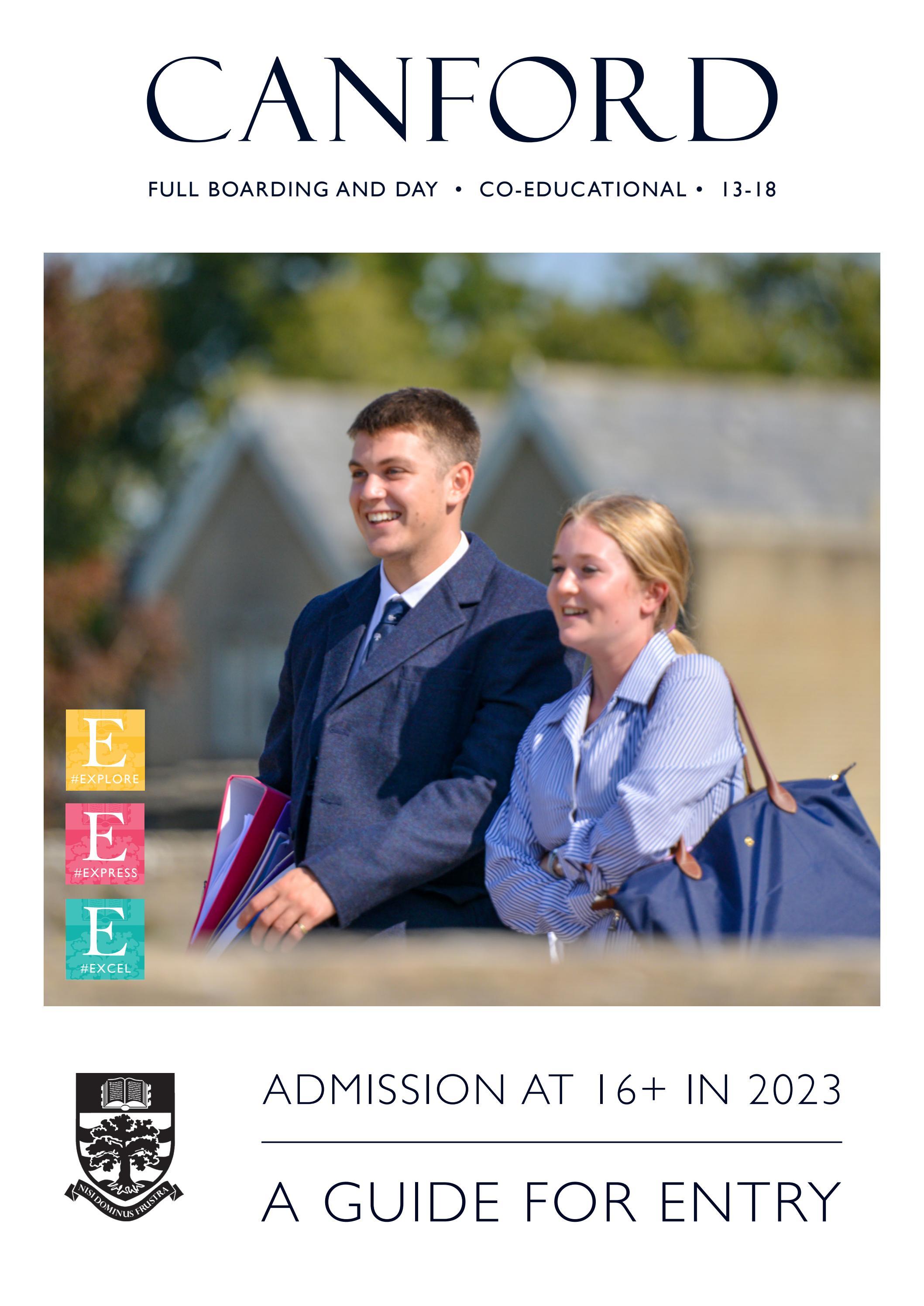 Canford School - Admissions at 16+ by Canford School - Issuu