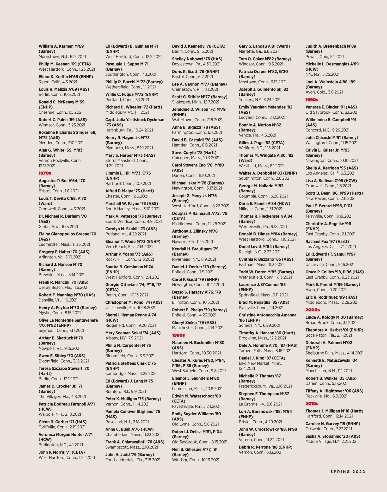 UHart H Magazine Spring 2022 by University of Hartford - Issuu
