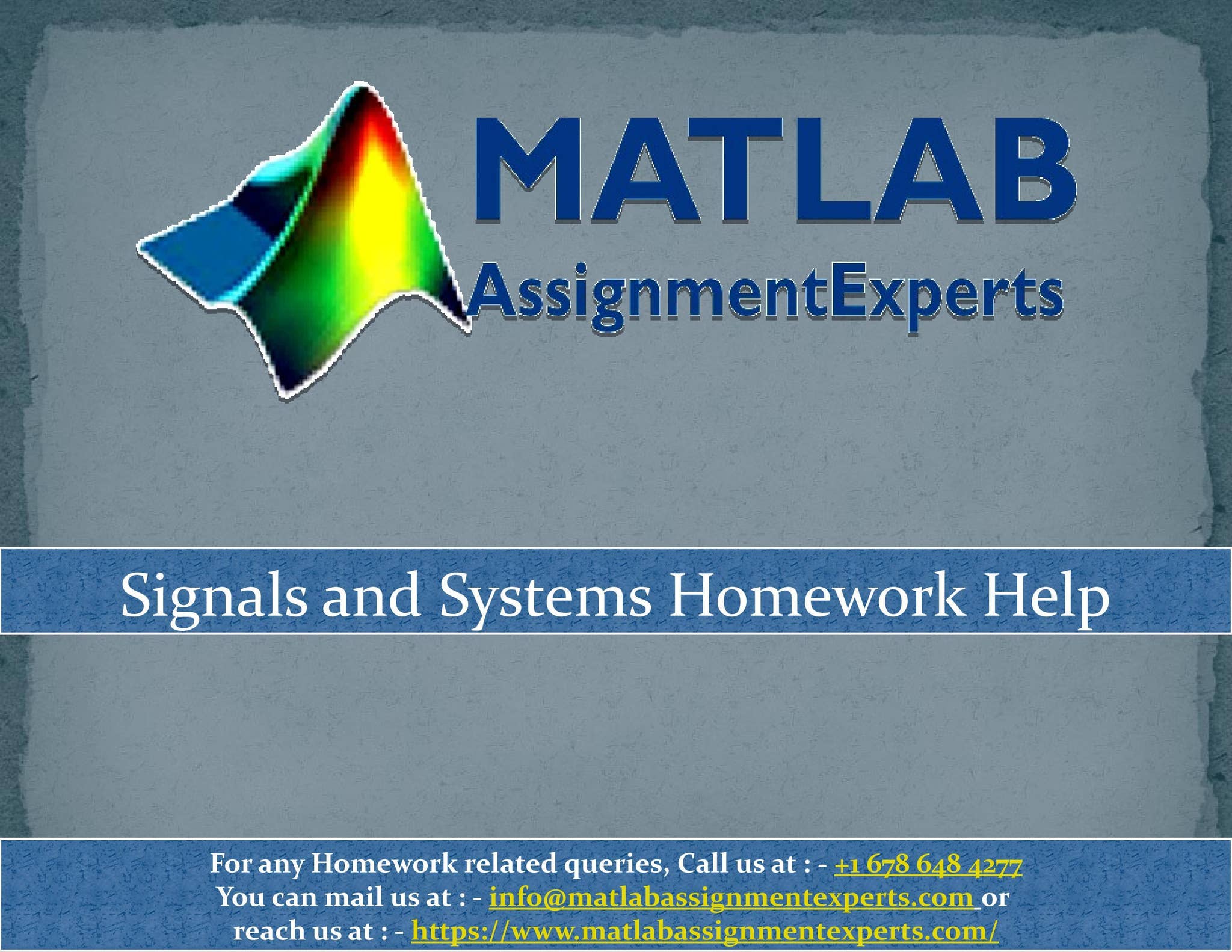Signals and Systems Homework Help by Matlab Assignment Experts - Issuu