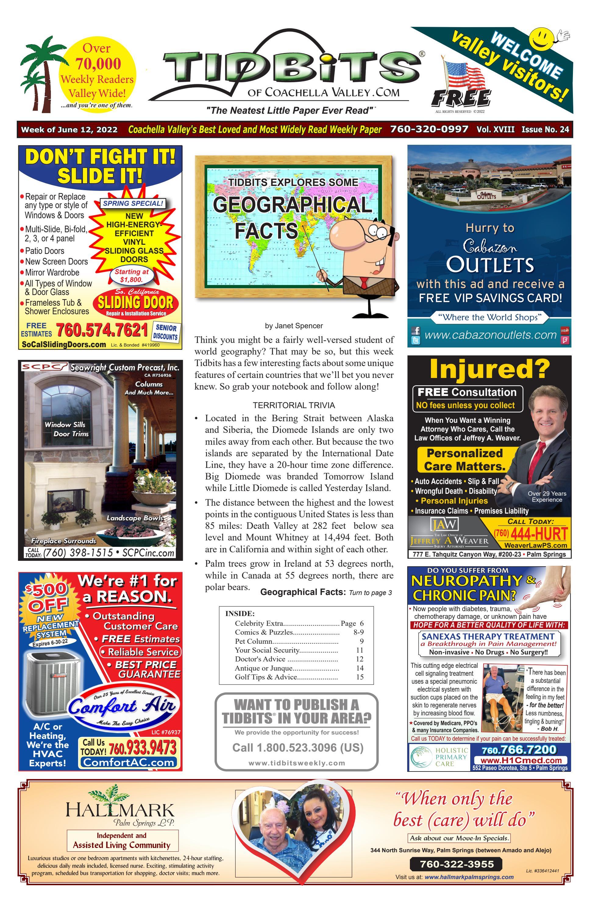 Vol 18 24 Geographical Facts 6 12 2022 Tidbits Of Coachella Vol 18 24 Geographical Facts 6 12 2022 Tidbits Of Coachella