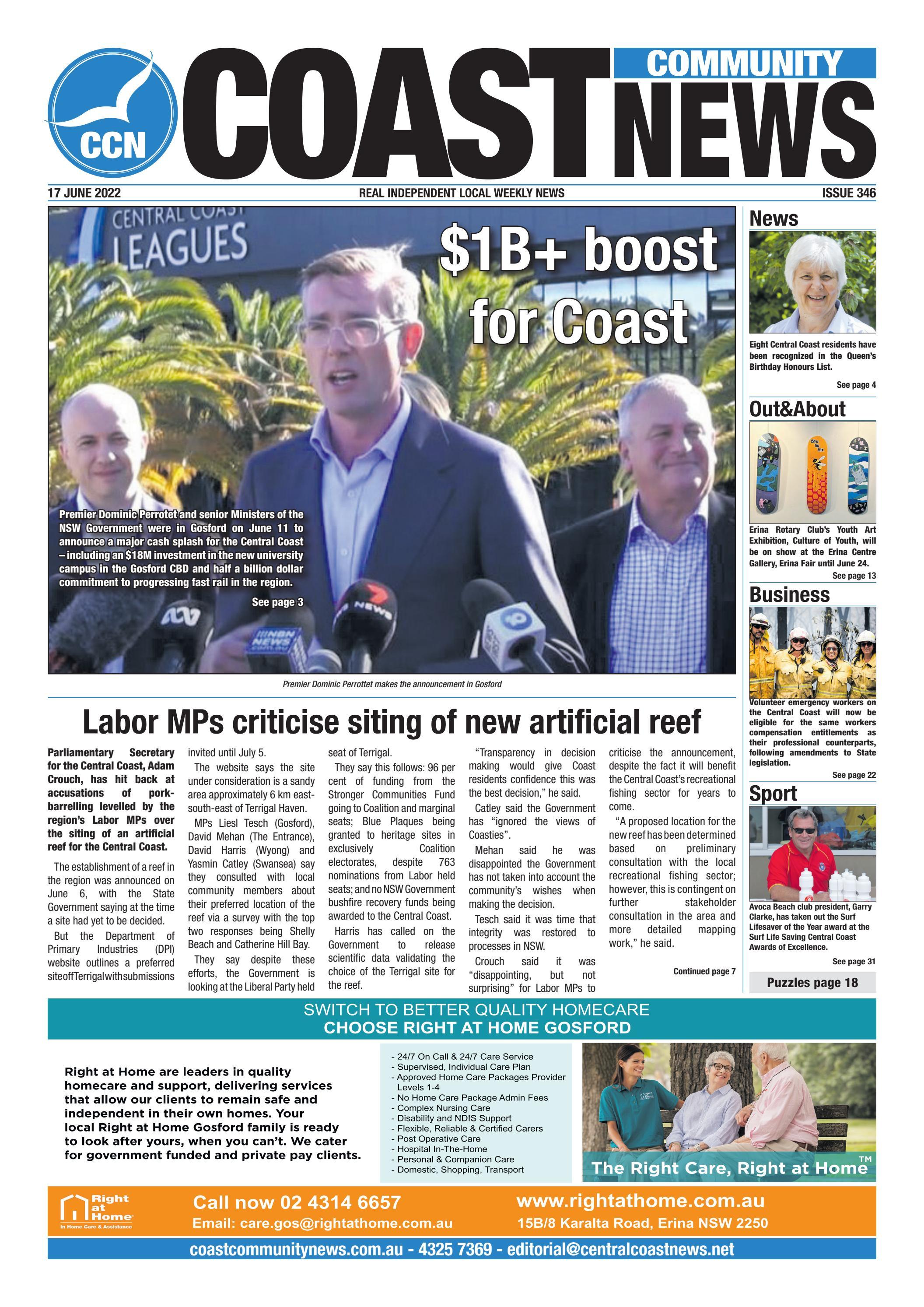 Coast Community News 346 by Central Coast Newspapers - Issuu