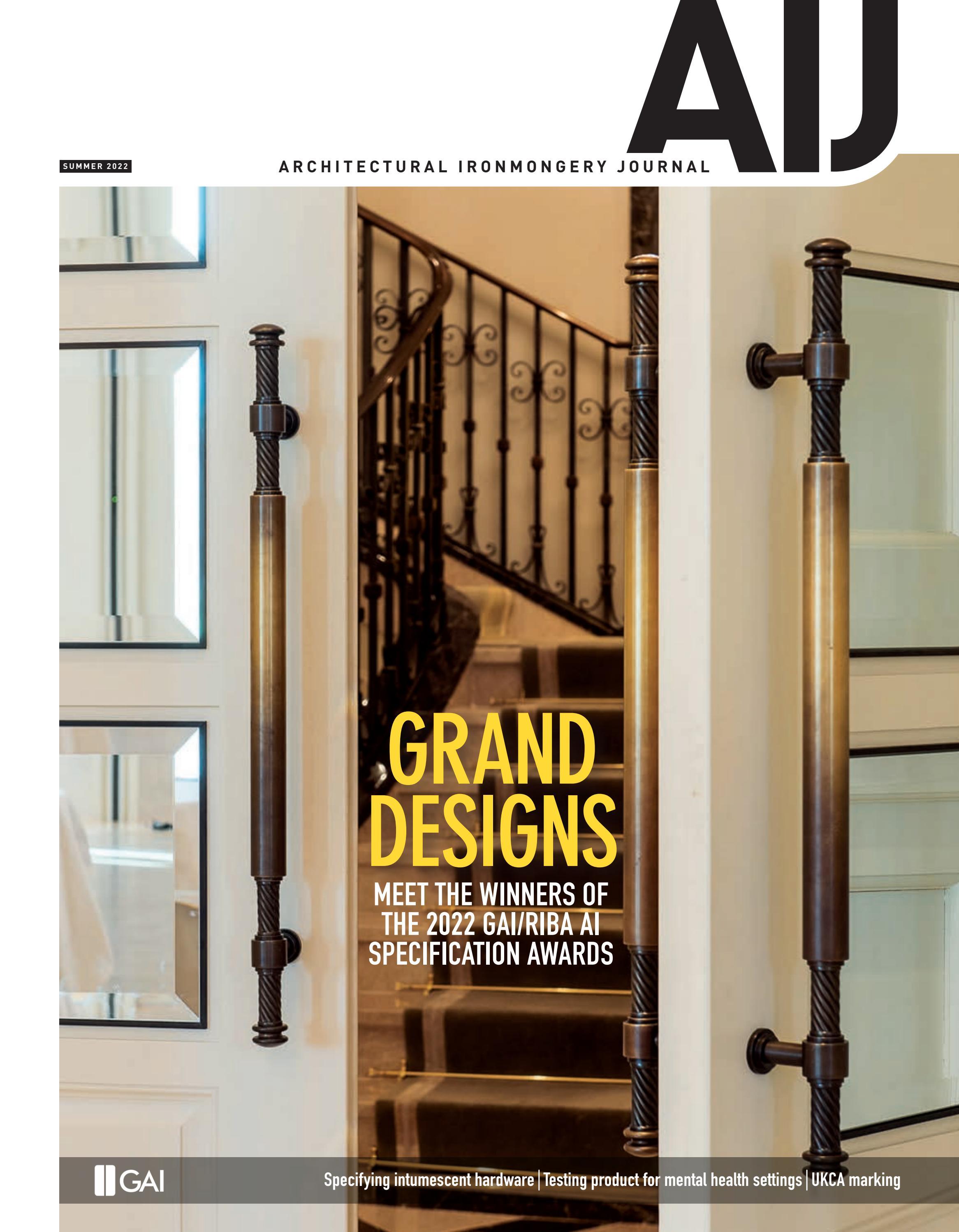 AIJ Magazine Summer 2022 by Guild of Architectural Ironmongers - Issuu