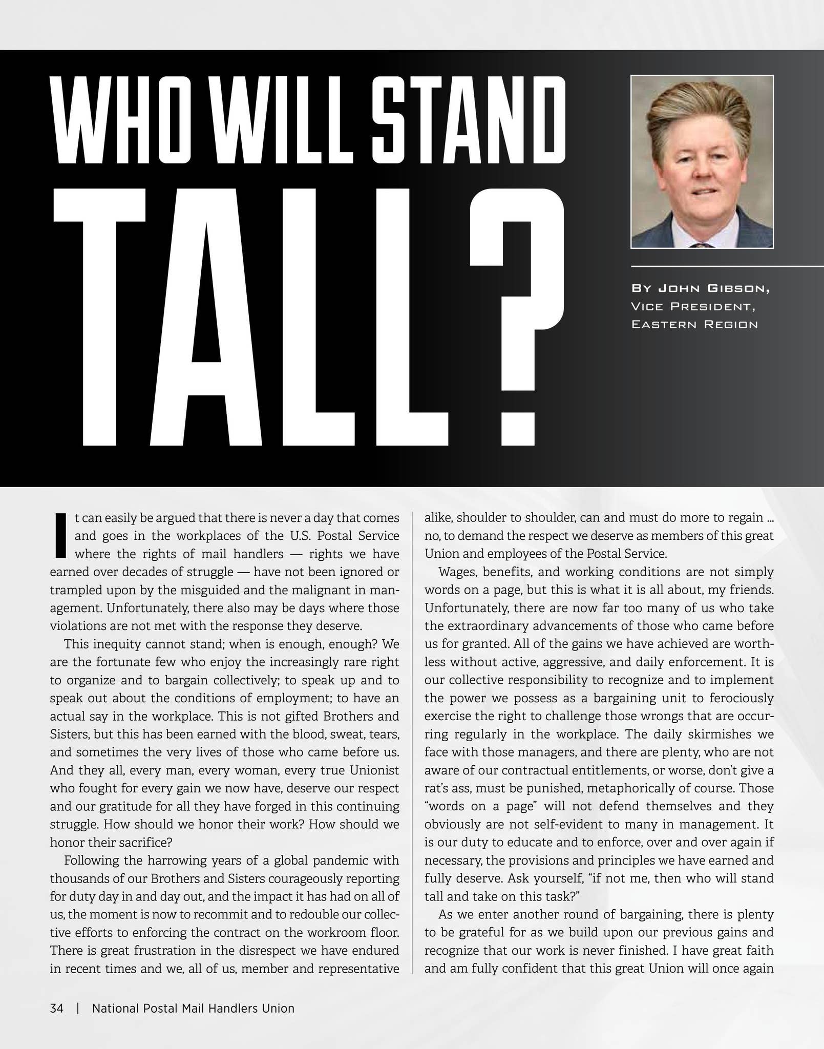 2022 SPRING by National Postal Mail Handlers Union - Issuu