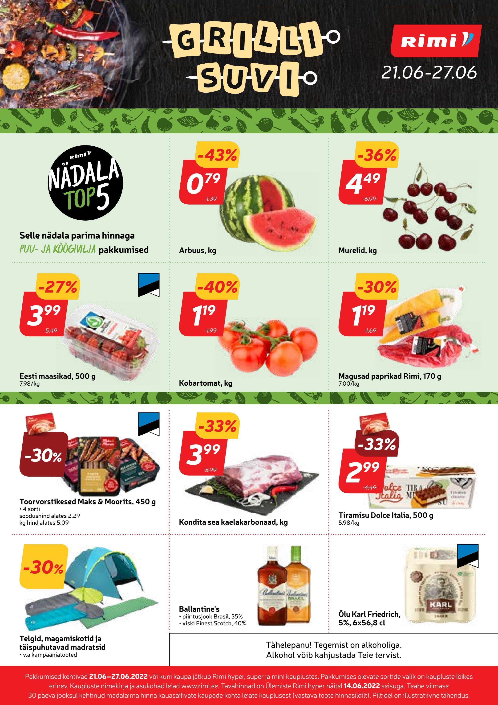 Rimi kliendileht 21.06-27.06 by Rimi - Issuu