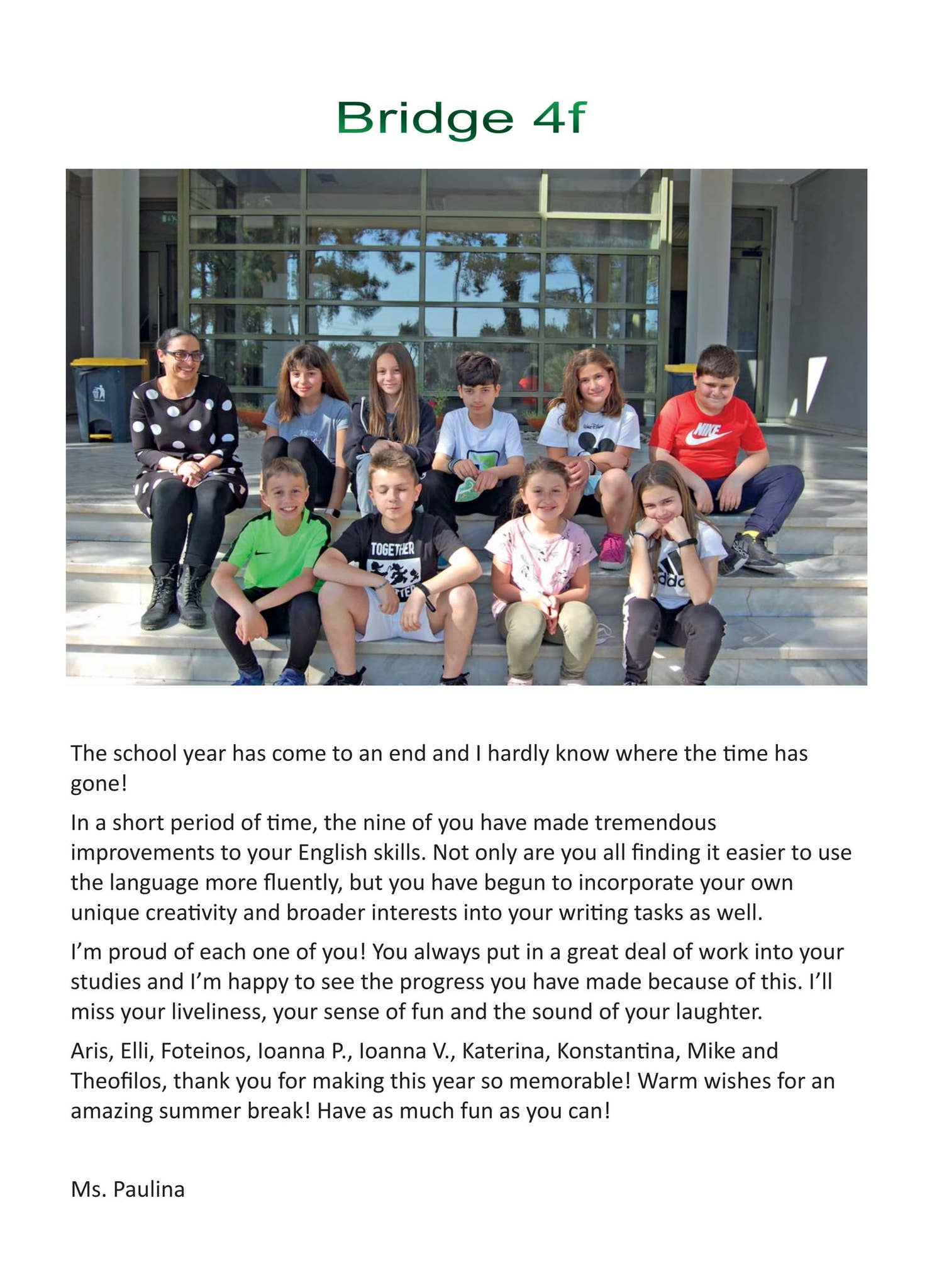 Anatolia Bridge-Bilingual Yearbook 2021-22 by Anatolia College - Issuu