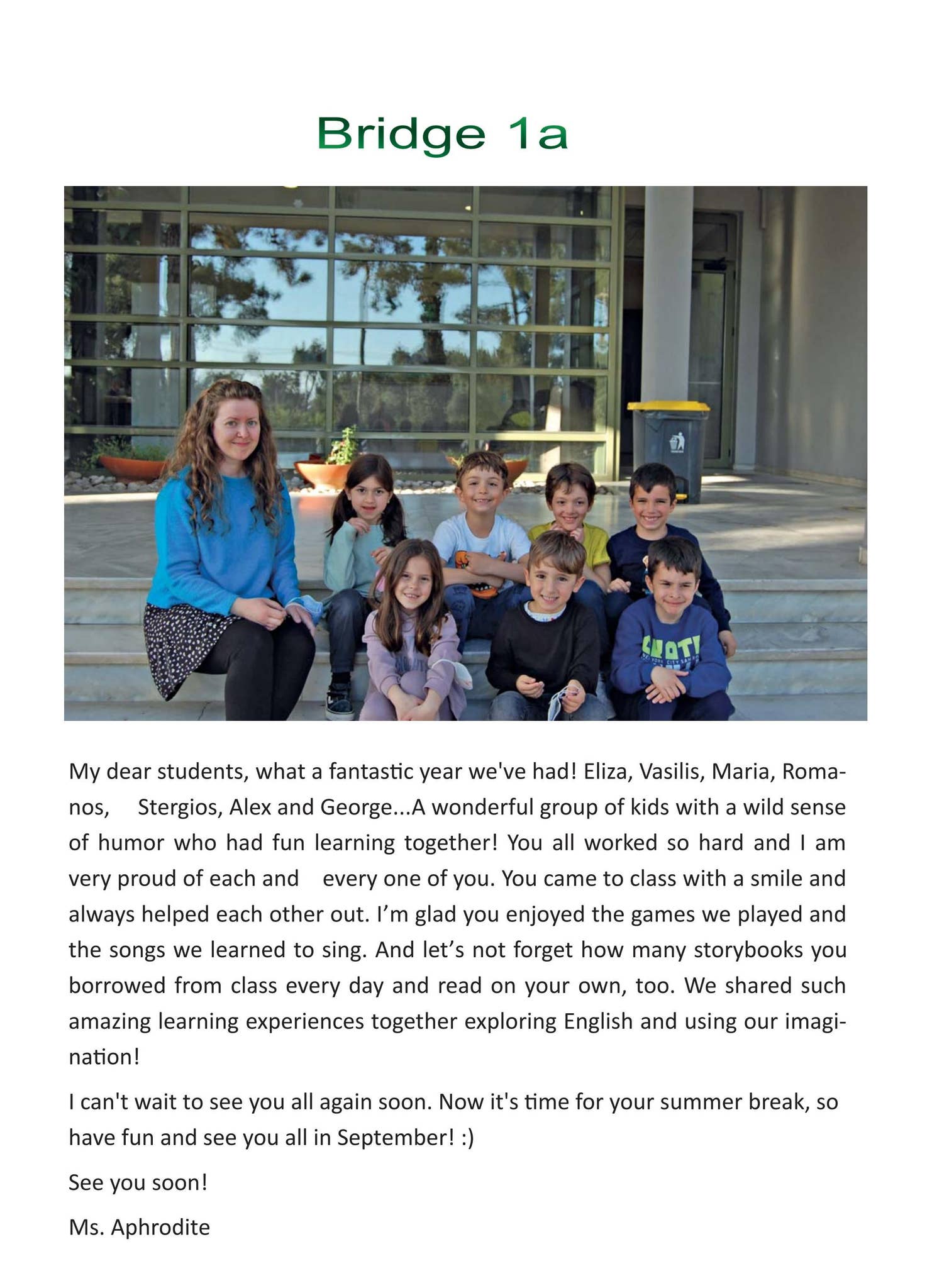 Anatolia Bridge-Bilingual Yearbook 2021-22 by Anatolia College - Issuu