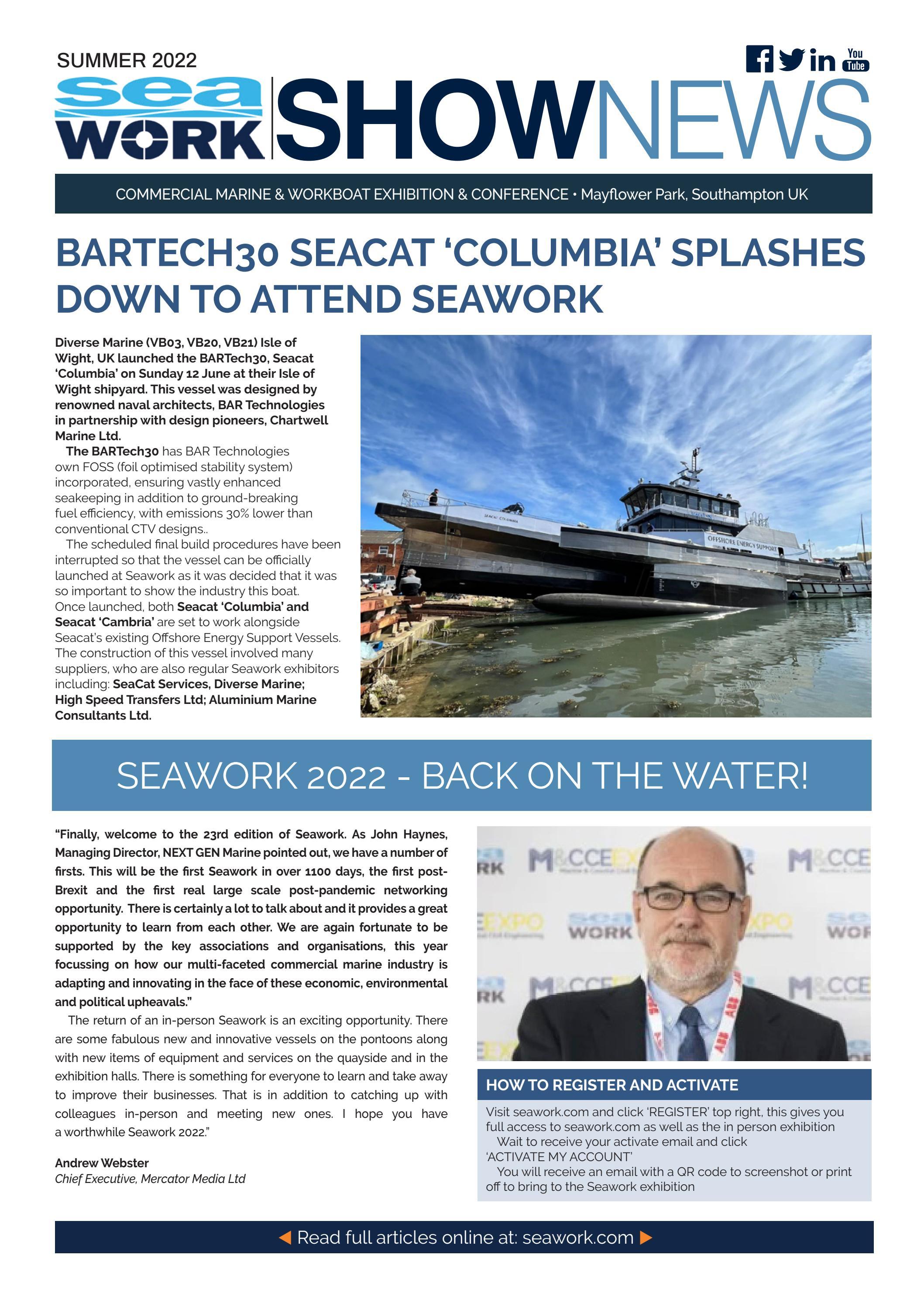 Seawork Show News Summer 2022 by Mercator Media - Issuu