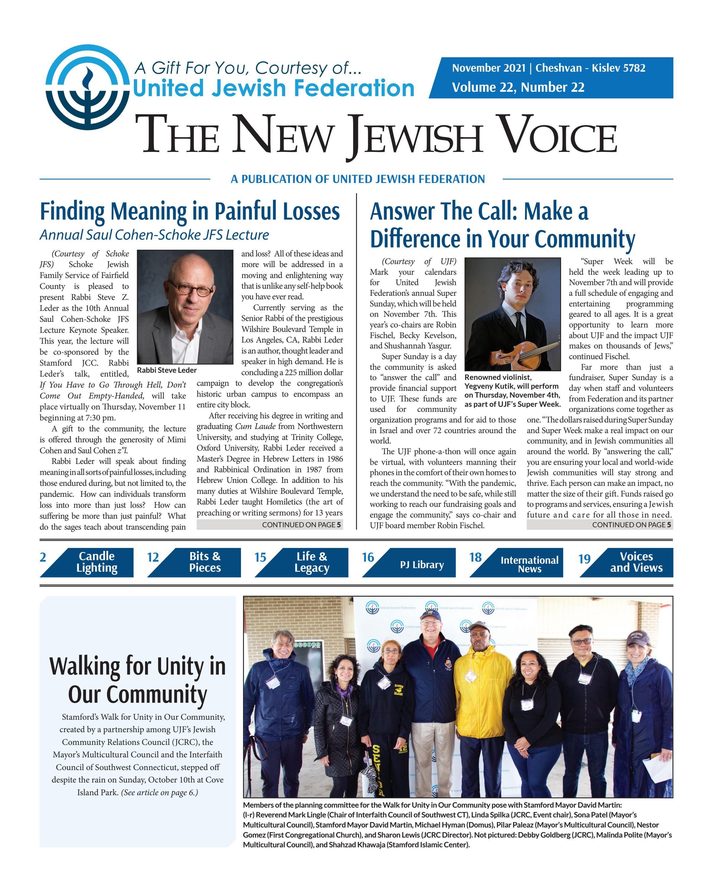 New Jewish Voice - November 2021 by Jewish Link Marketing Solutions - Issuu