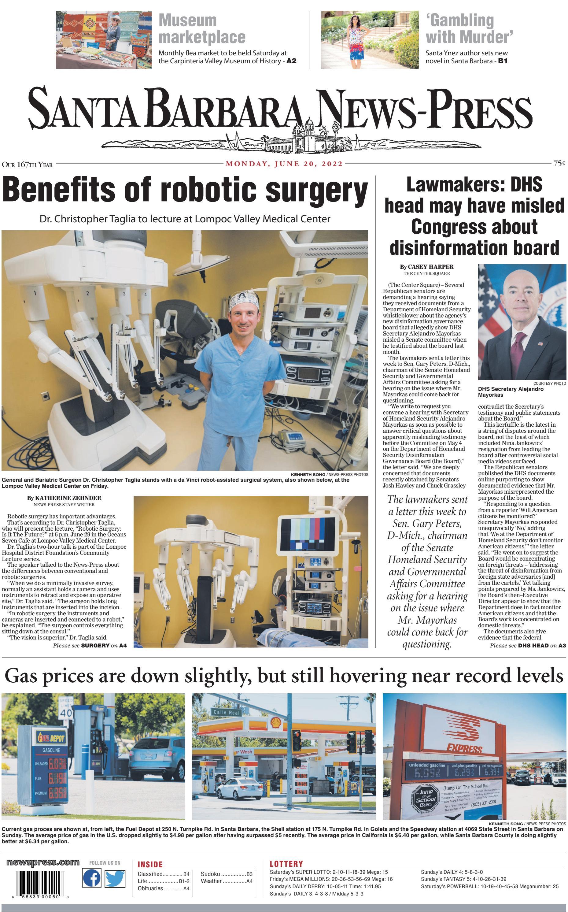 Santa Barbara News-Press: June 20, 2022 by Santa Barbara News-Press - Issuu