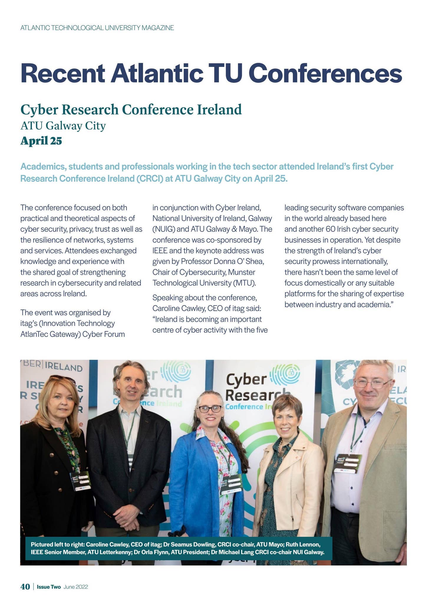 ATU Magazine Issue 2 June 2022 by ATU Sligo - Issuu