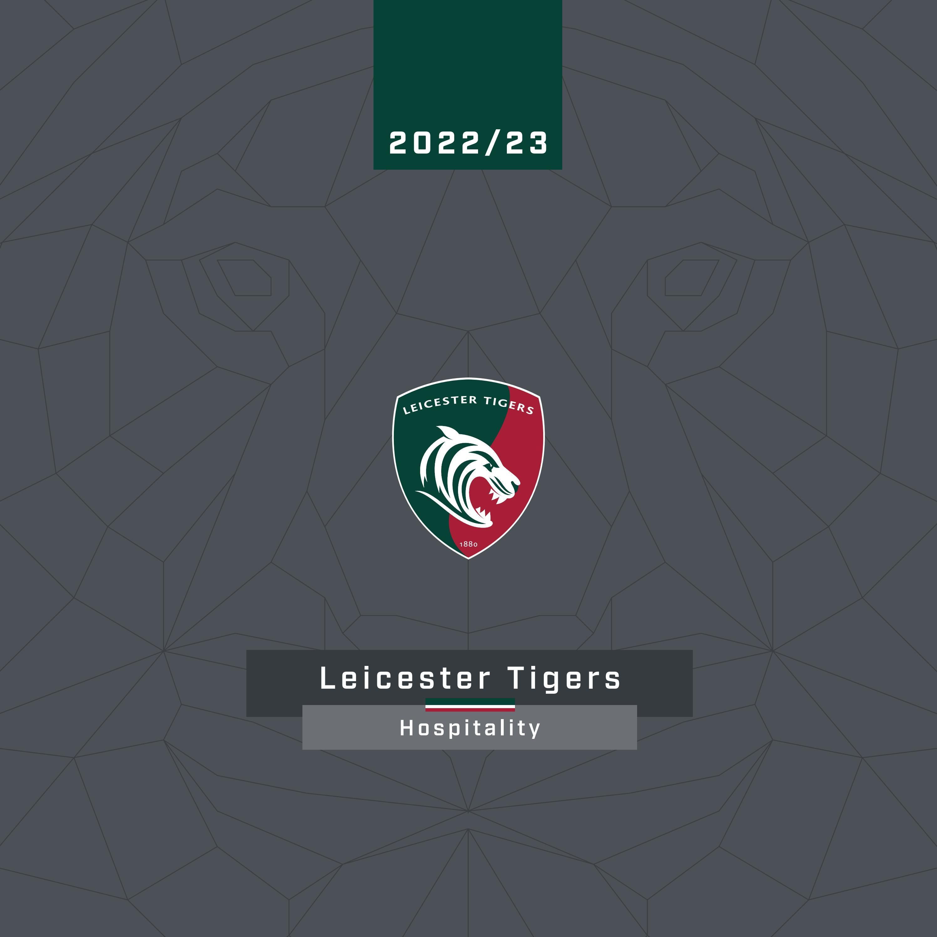 Leicester Tigers Hospitality 2022/23 by Leicester Tigers - Issuu