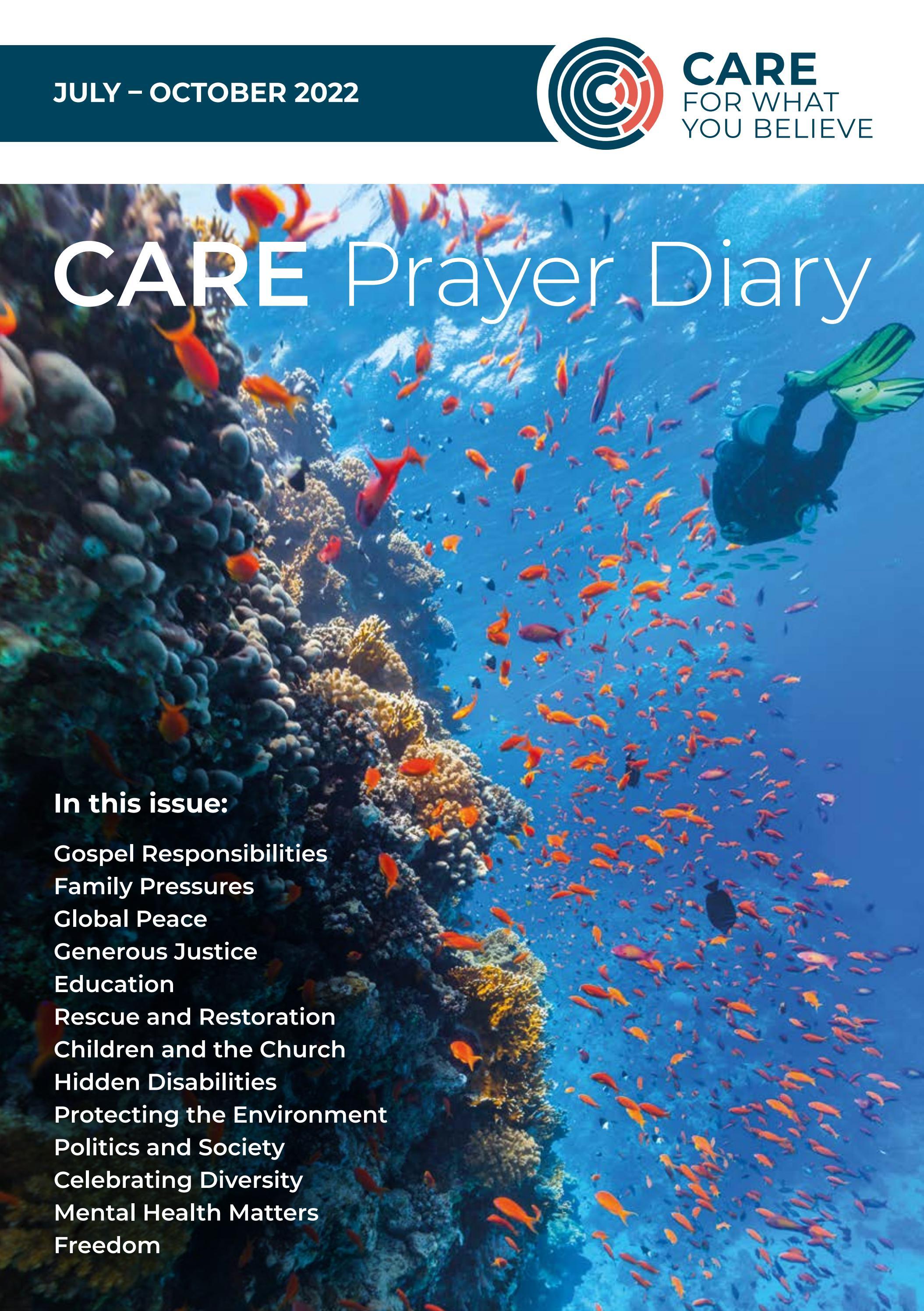 CARE Prayer Diary July to October 2022 by CARE User - Issuu