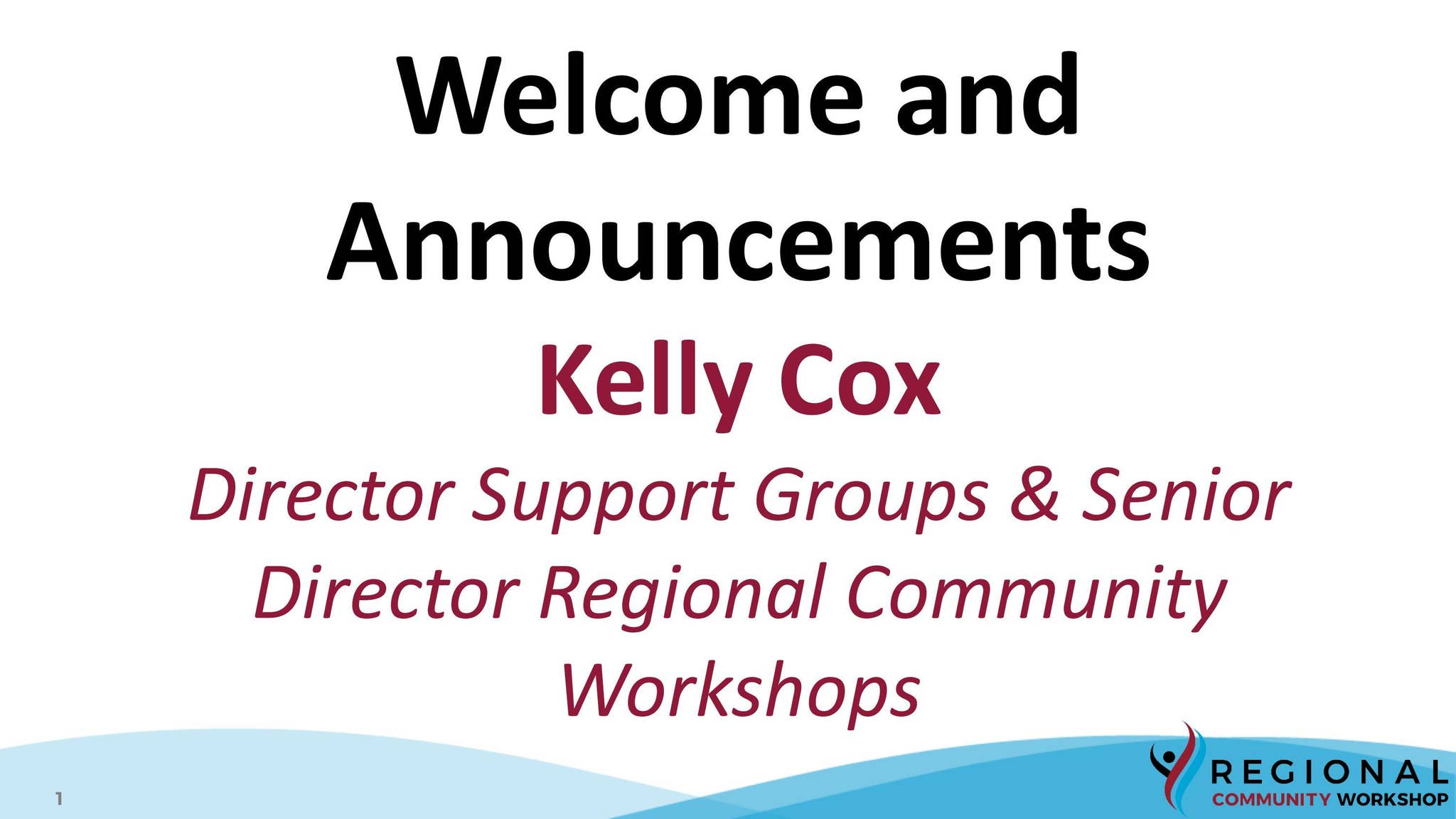 IMF Virtual Regional Community Workshop (RCW) - New England by ...