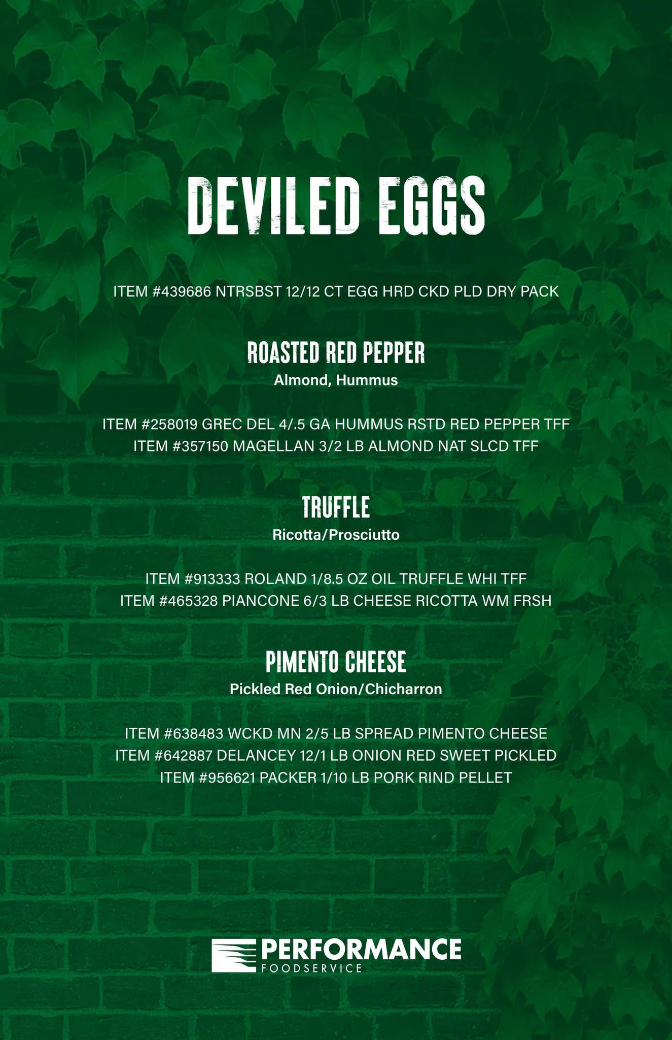 The Blacksmith Shop Menu Cards by Performance Foodservice - Issuu