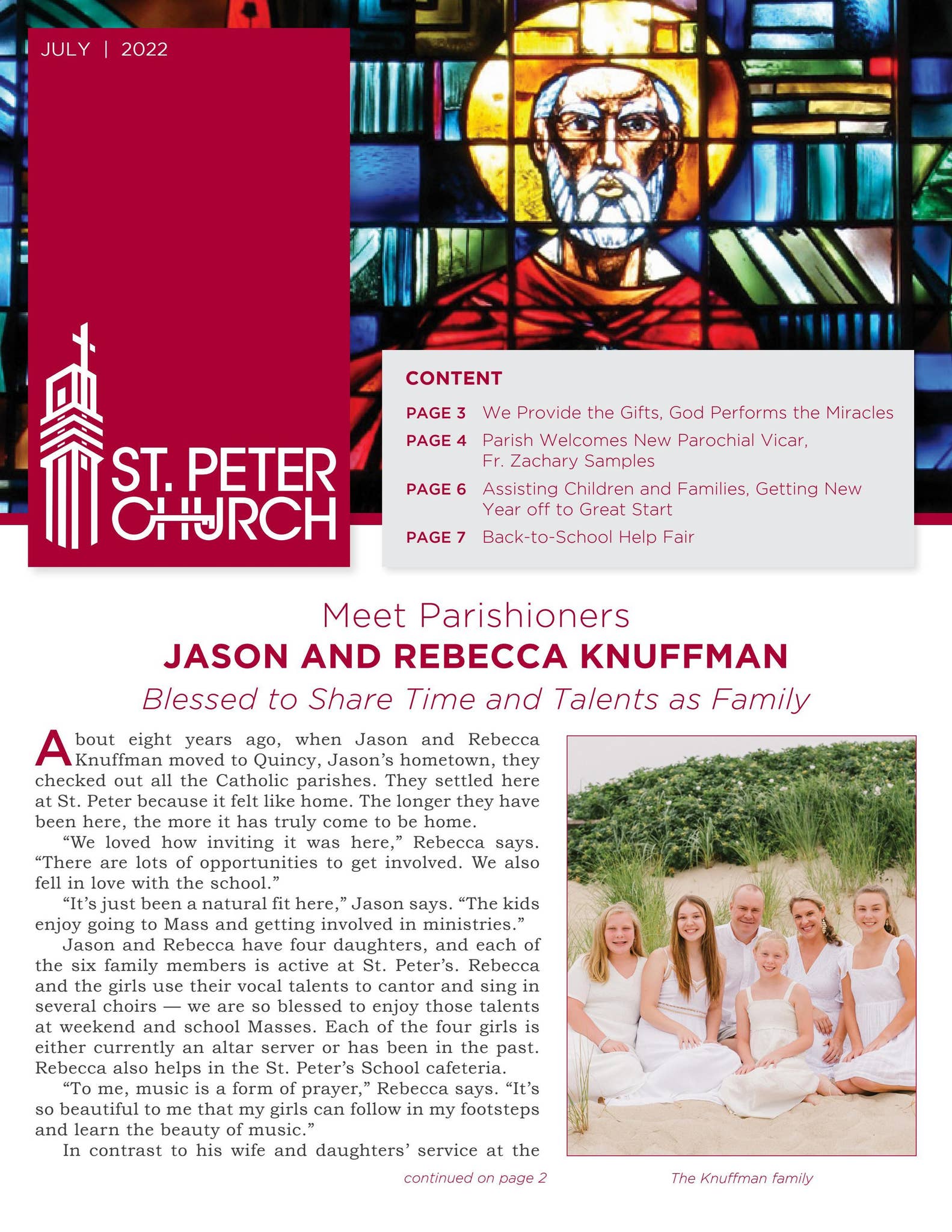 St. Peter Catholic Church Newsletter — July 2022 by Catholic ...