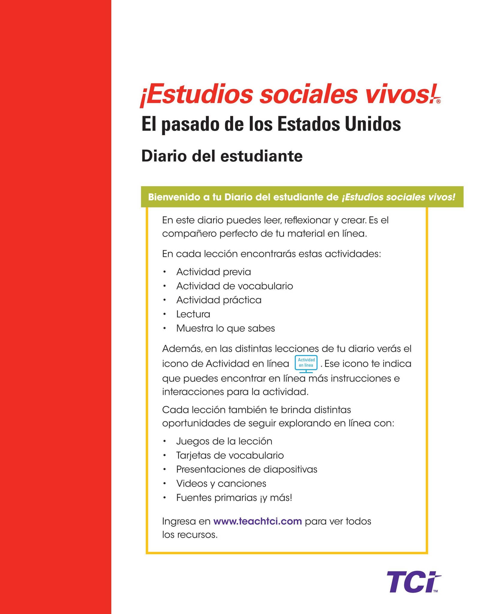 America's Past - Unit Overview (Spanish) by Teachers' Curriculum ...