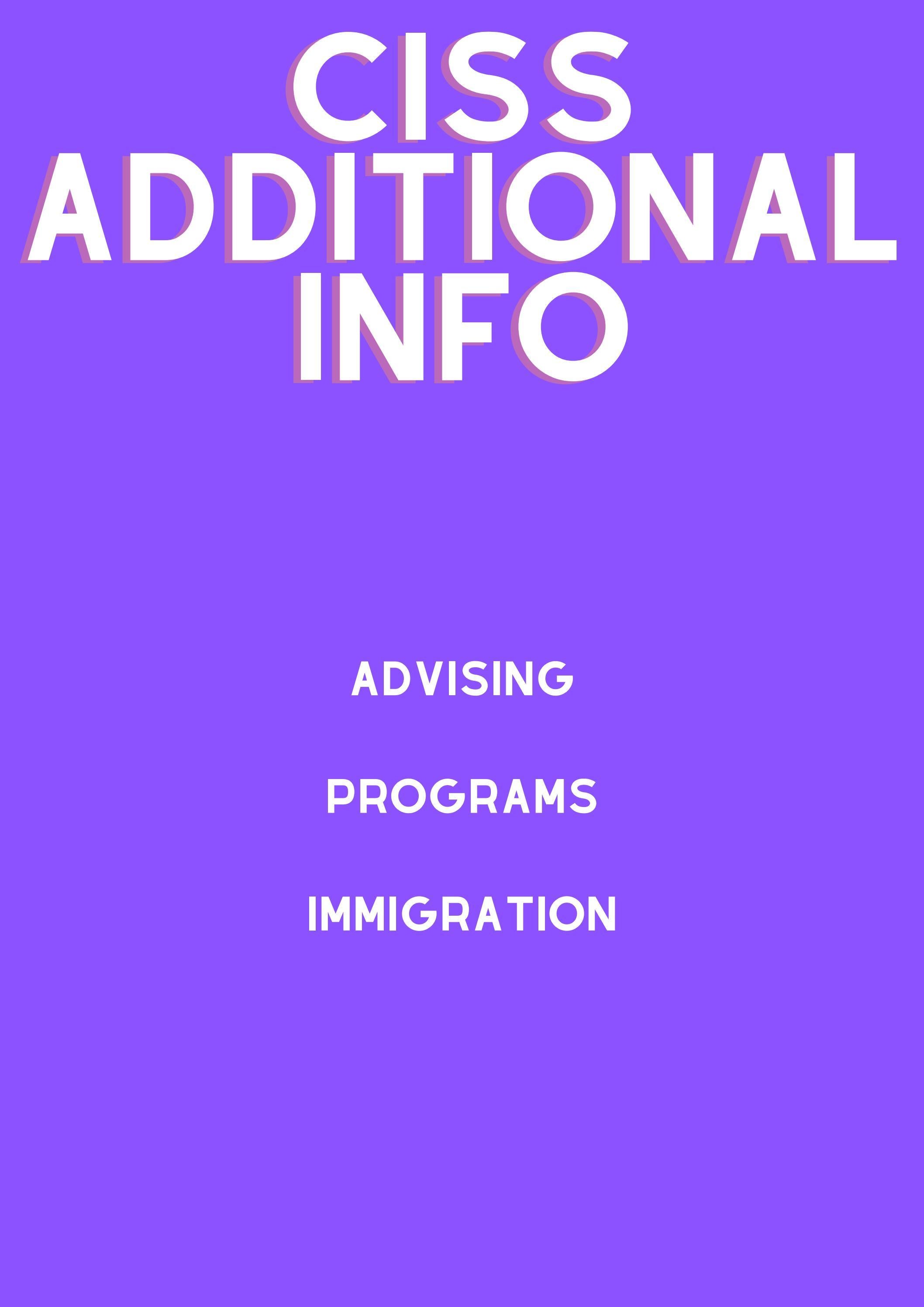 CISS Extra Info by Bentley University New Student Programs ...