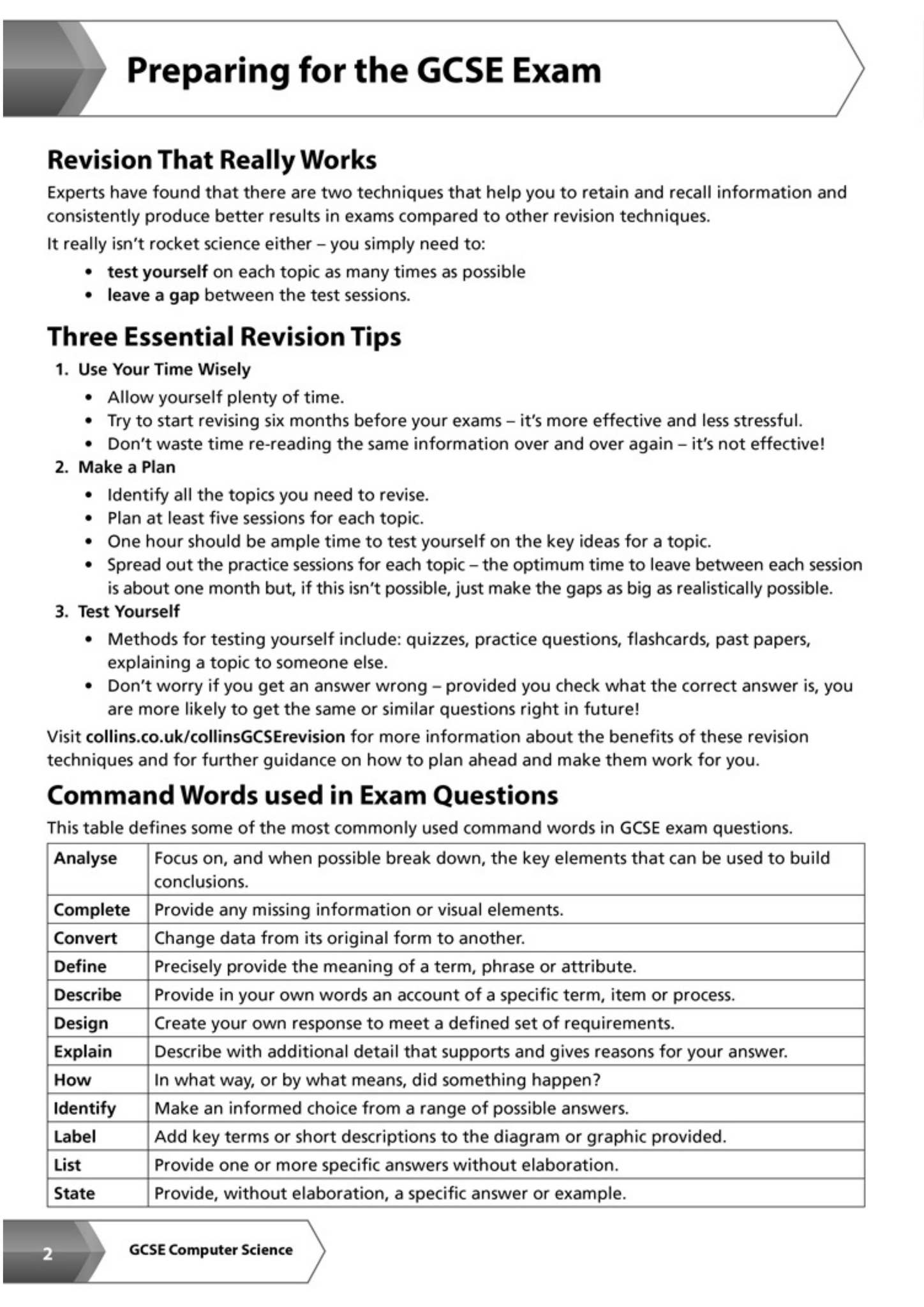 Collins GCSE Grade 9-1 Revision - OCR GCSE 9-1 Computer Science ...
