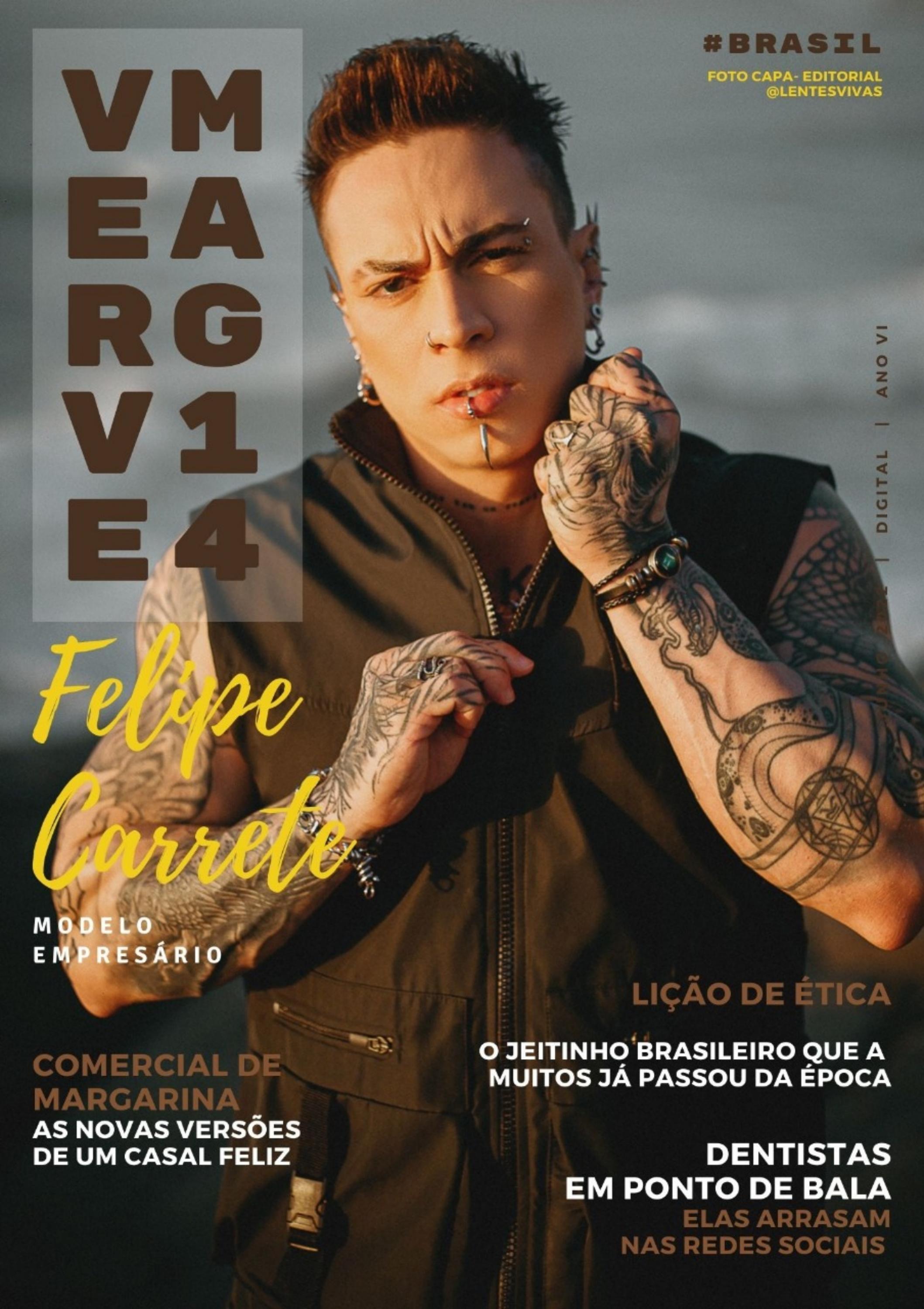 VERVE MAG INTERNACIONAL Vol.14 Capa: Felipe Carrete by VERVE EDITORA ...