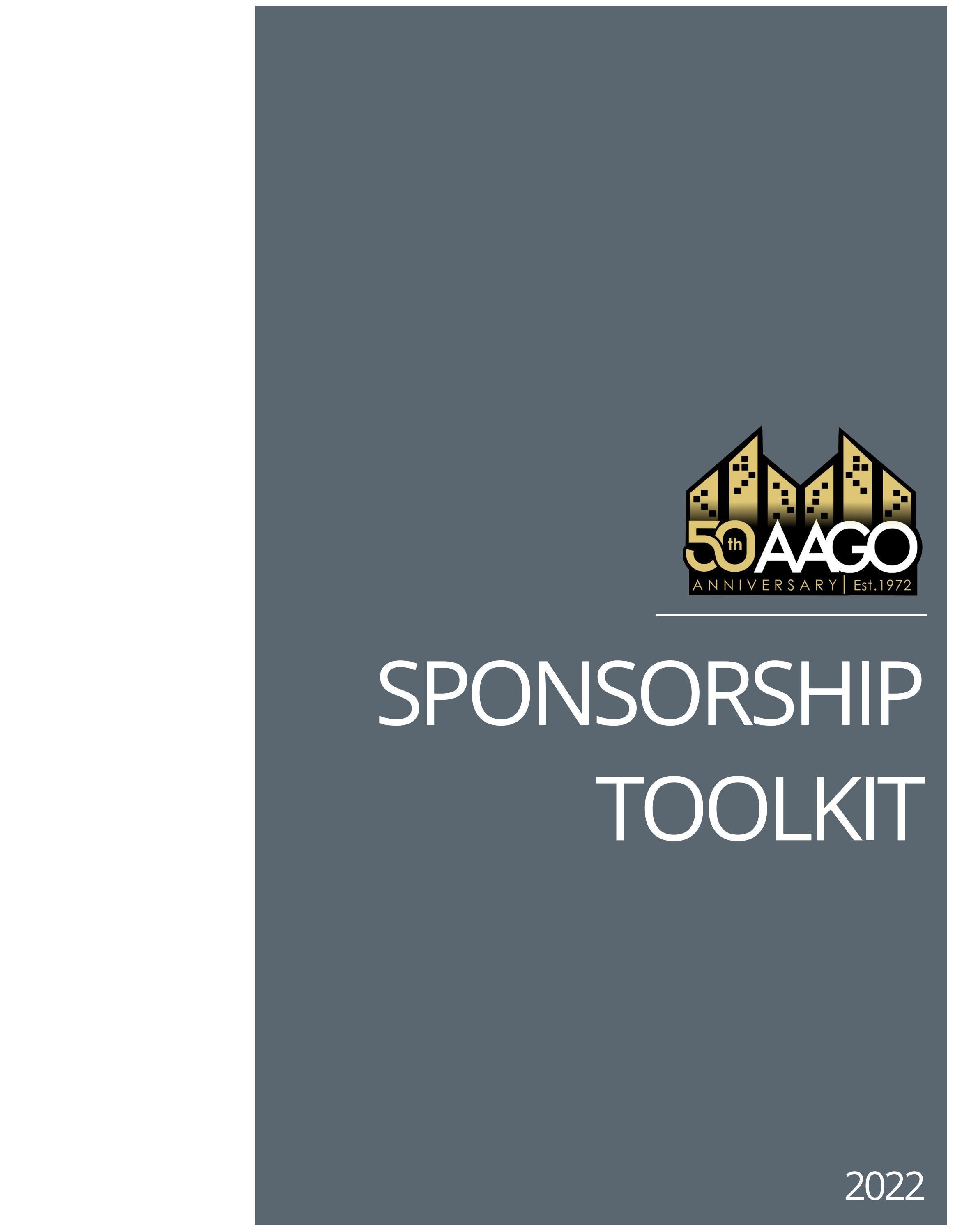 2022 AAGO Sponsorship Toolkit by Monica Ramsey - Issuu