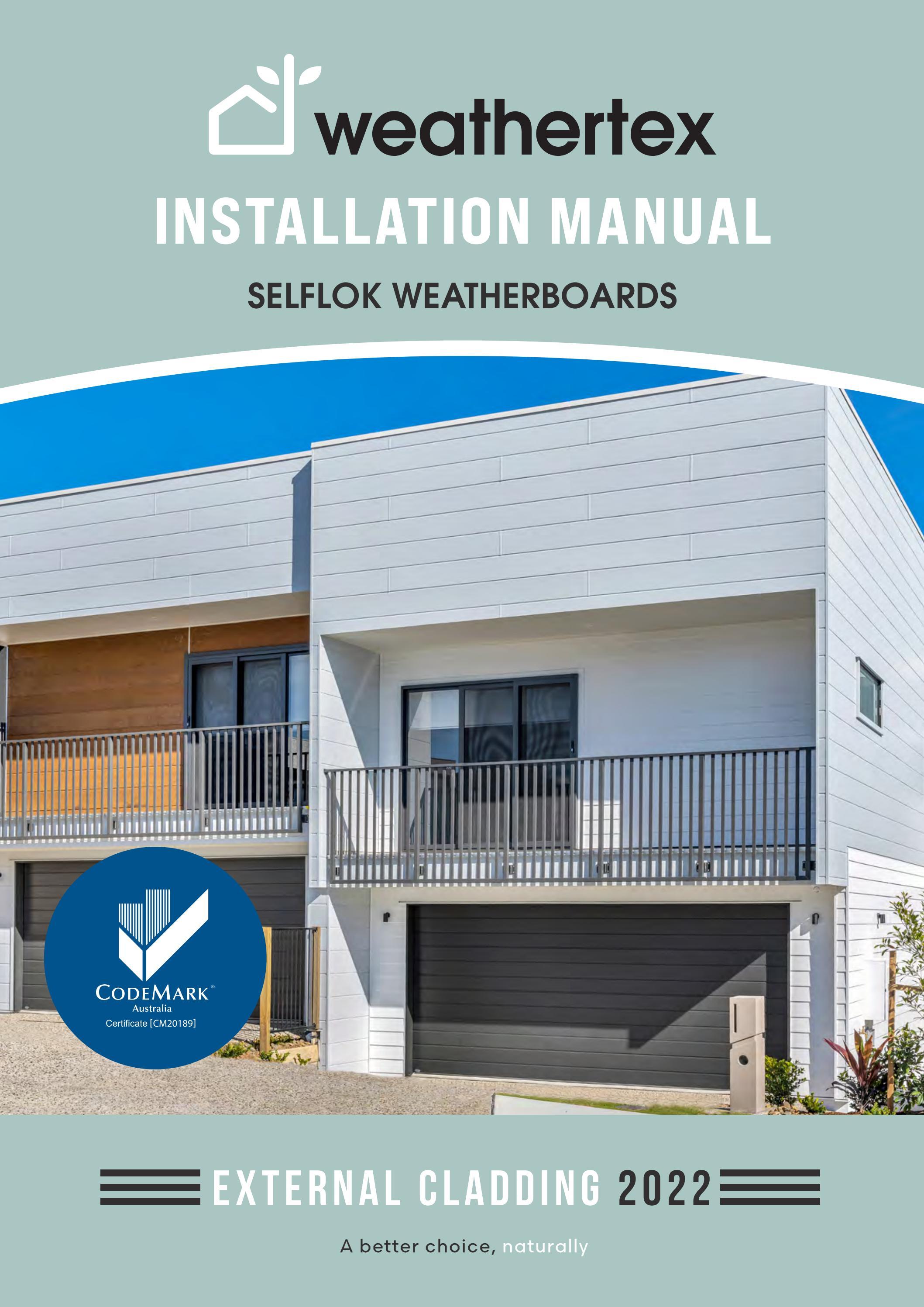 Installation Manual - Selflok by Weathertex - Issuu