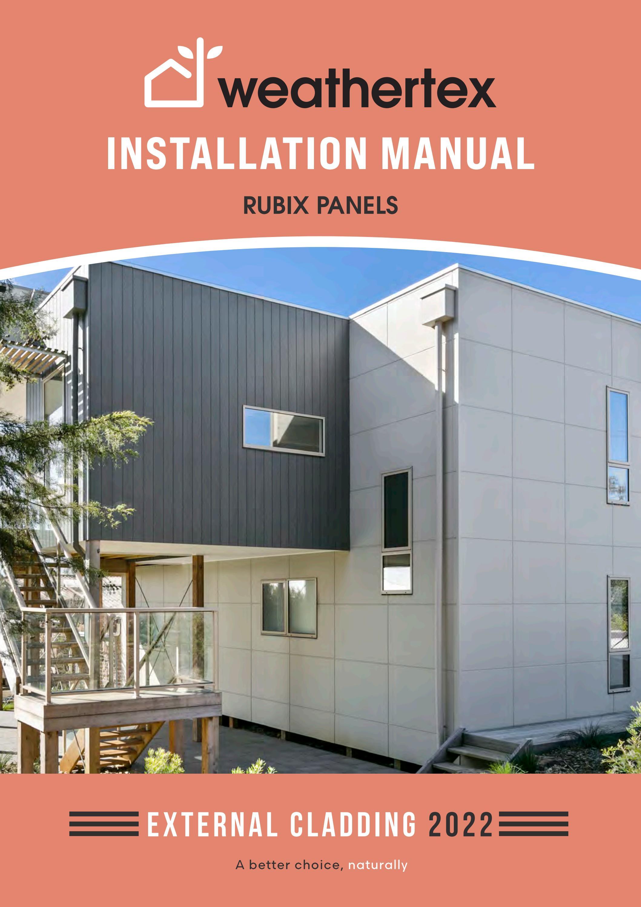 Installation Manual - Rubix by Weathertex - Issuu