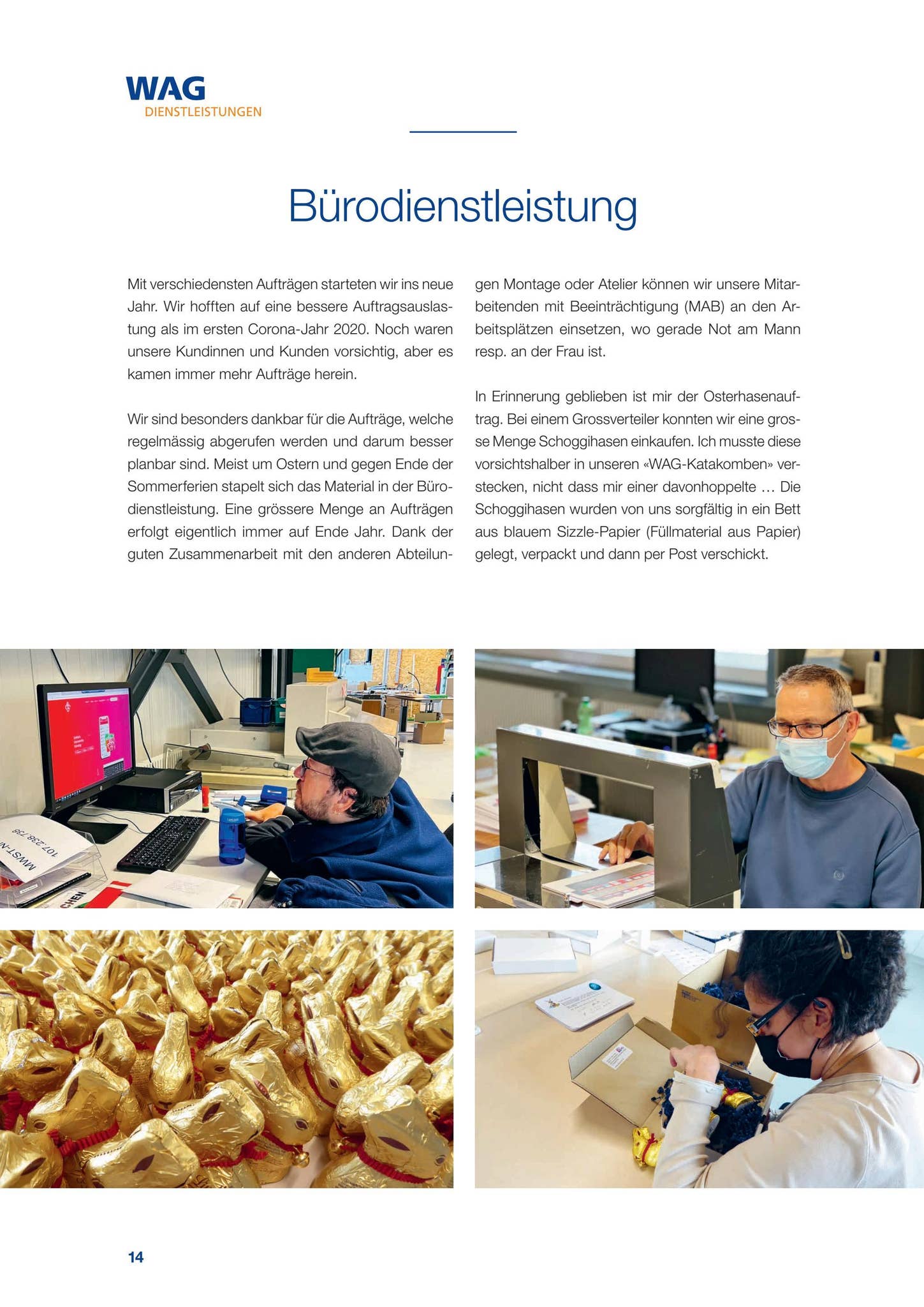 Jahresbericht WAG 2021 by WEBER VERLAG - Issuu