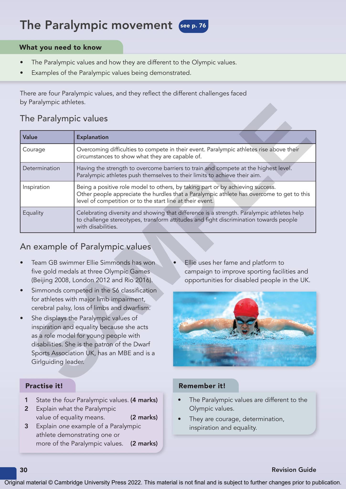 Cambridge Nationals Sport Studies Revision Guide Sample by Cambridge ...
