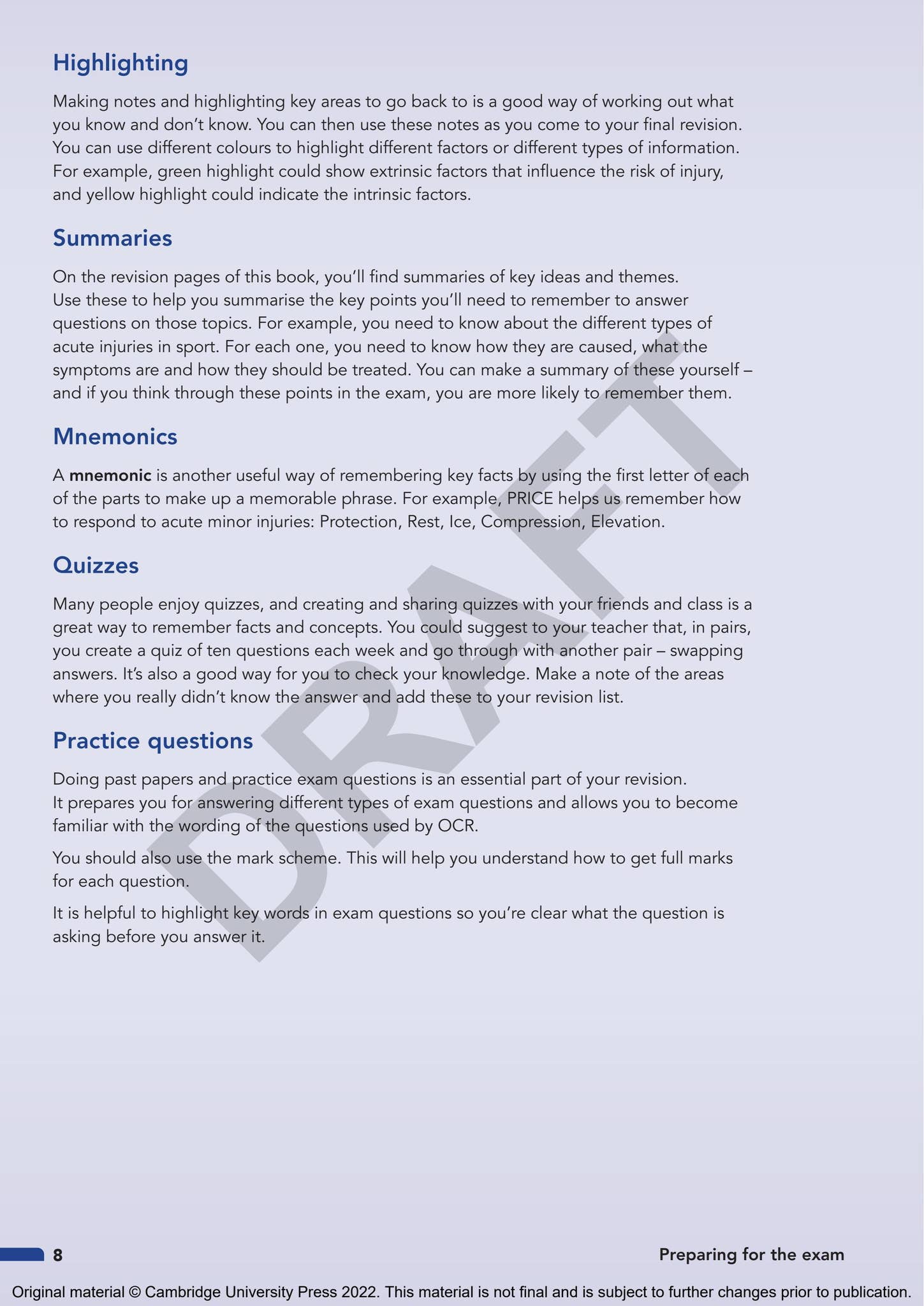Cambridge Nationals Sport Science Revision Guide Sample by Cambridge ...