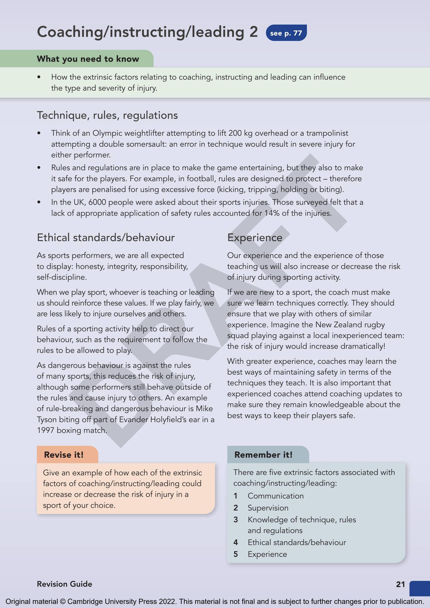 Cambridge Nationals Sport Science Revision Guide Sample by Cambridge ...