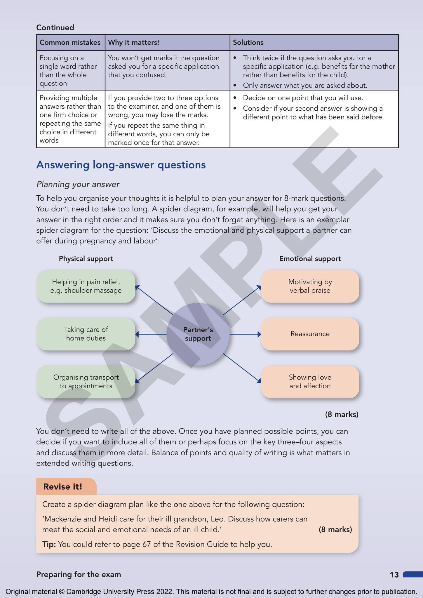 Cambridge Nationals Child Development Revision Guide by Cambridge ...