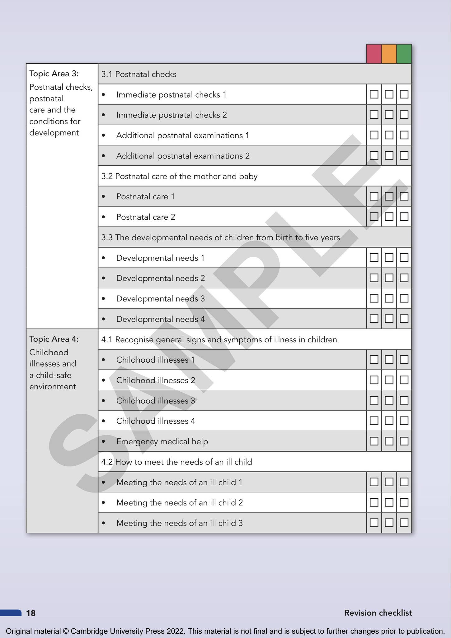 Cambridge Nationals Child Development Revision Guide by Cambridge ...
