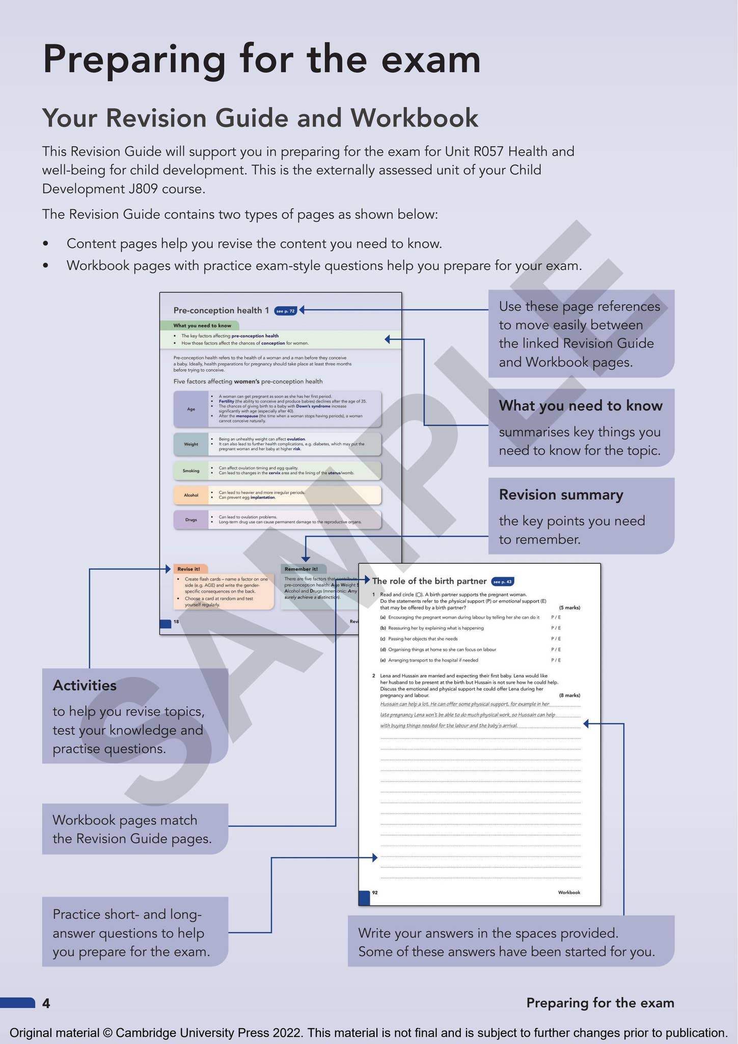 Cambridge Nationals Child Development Revision Guide by Cambridge ...