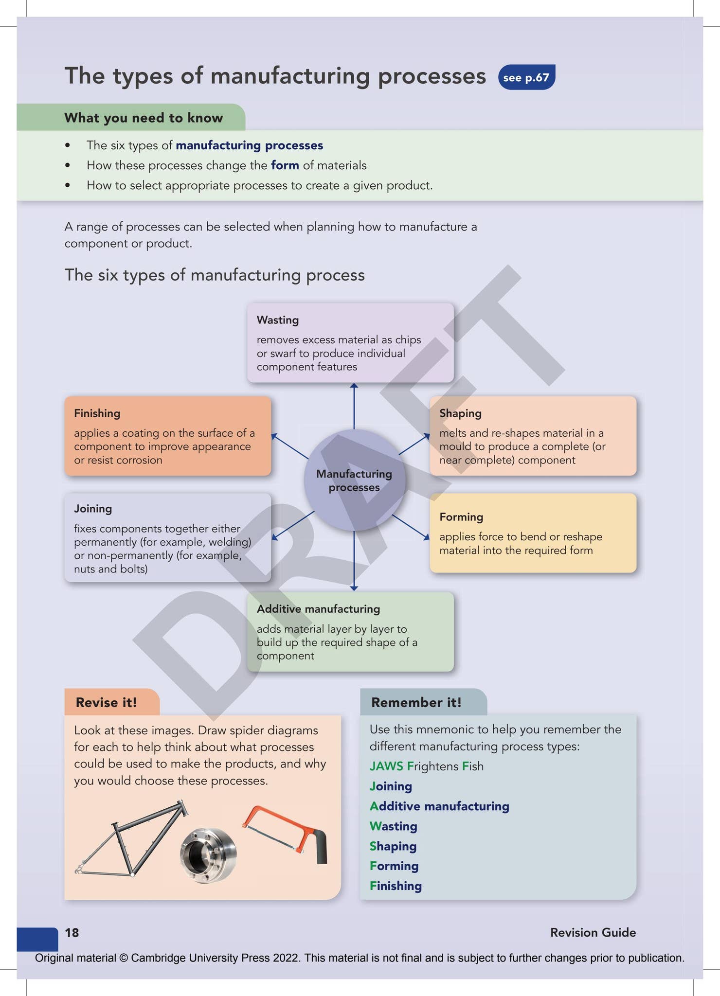 Cambridge Nationals Engineering Manufacture Revision Guide by Cambridge ...